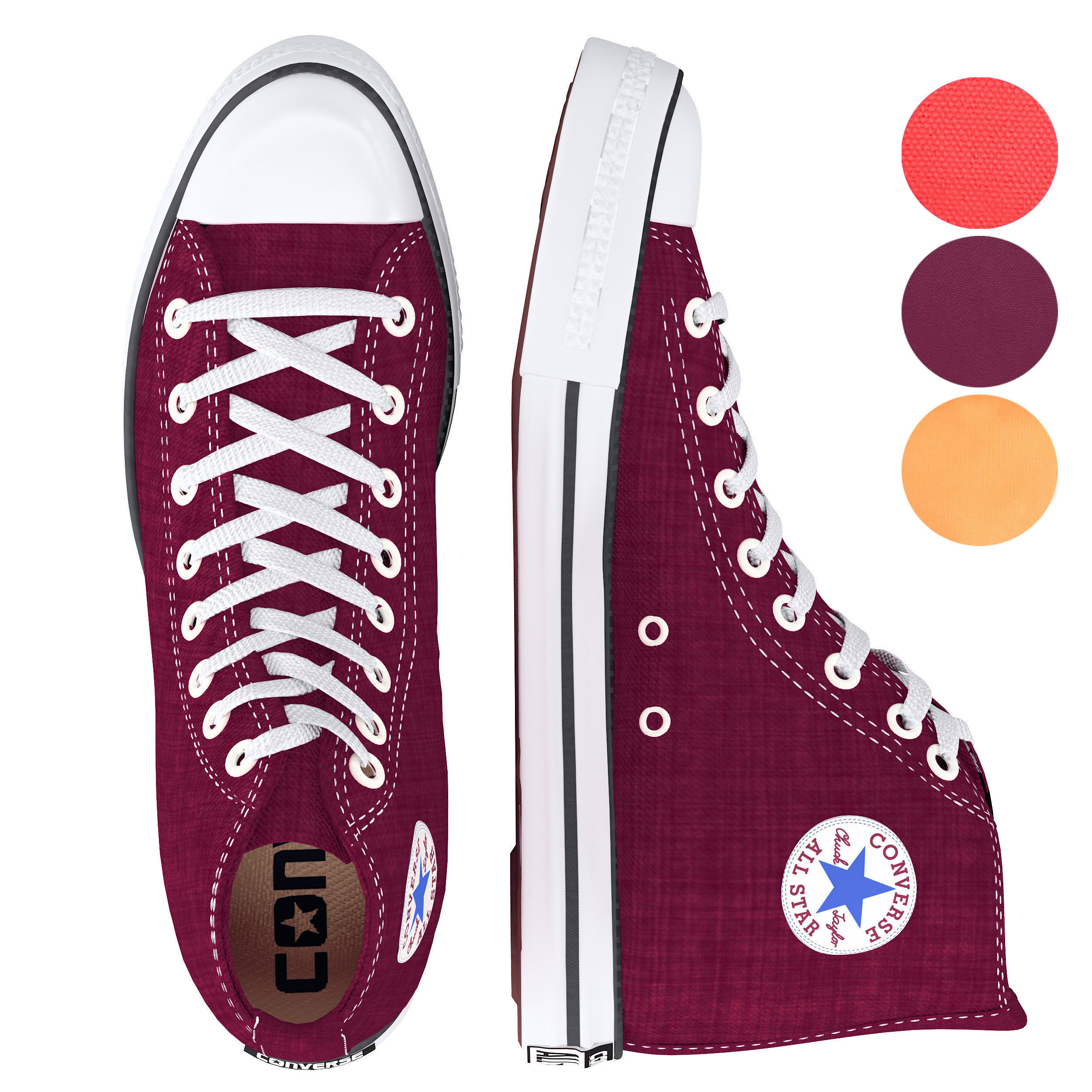 Converse Shoes Chuck Taylor All Star Classic 3D model | CGTrader