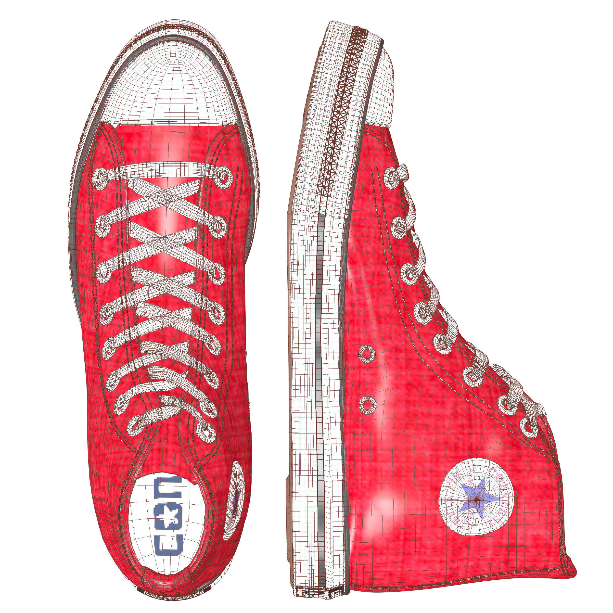 Converse Shoes Chuck Taylor All Star Classic 3D model | CGTrader