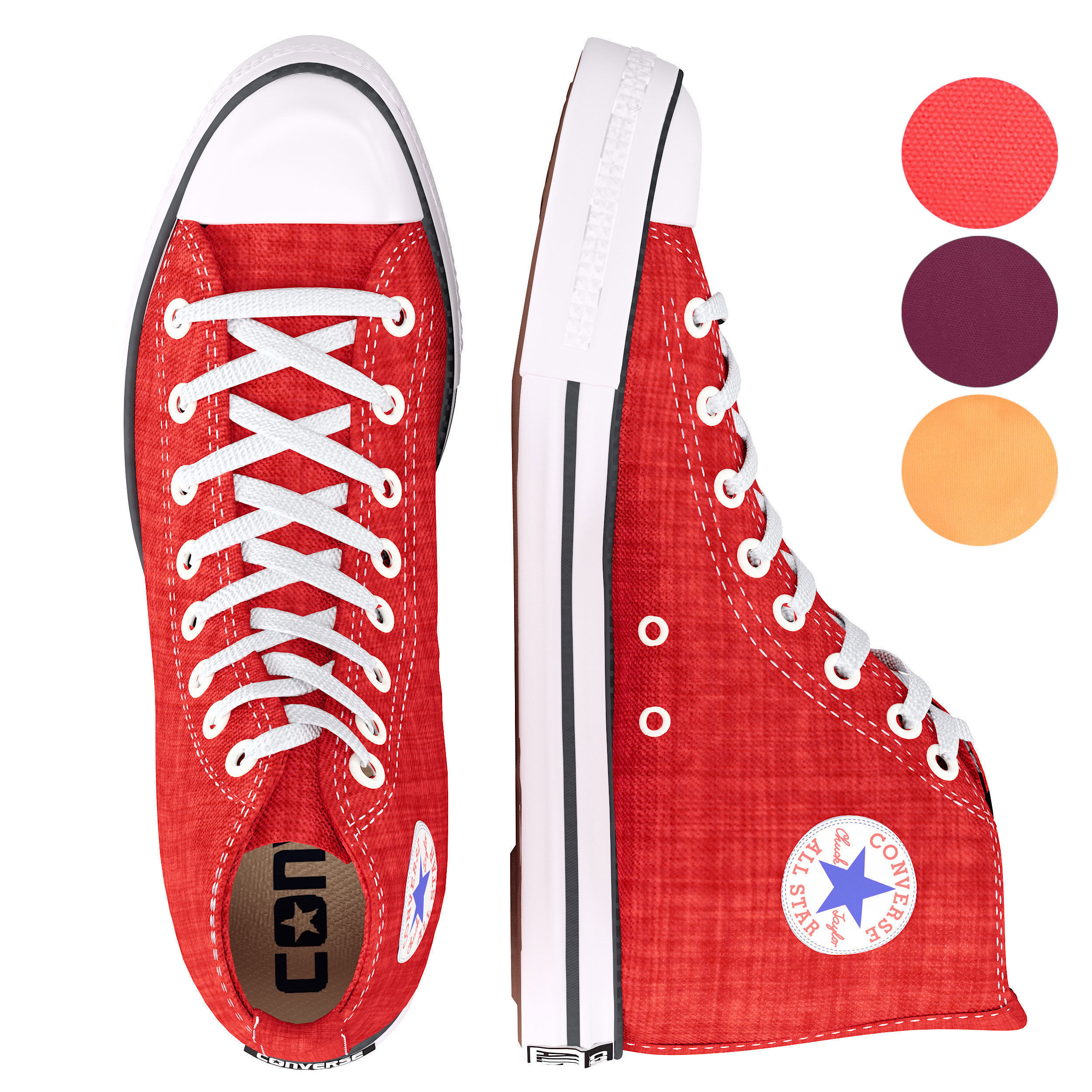 Converse Shoes Chuck Taylor All Star Classic 3D model | CGTrader