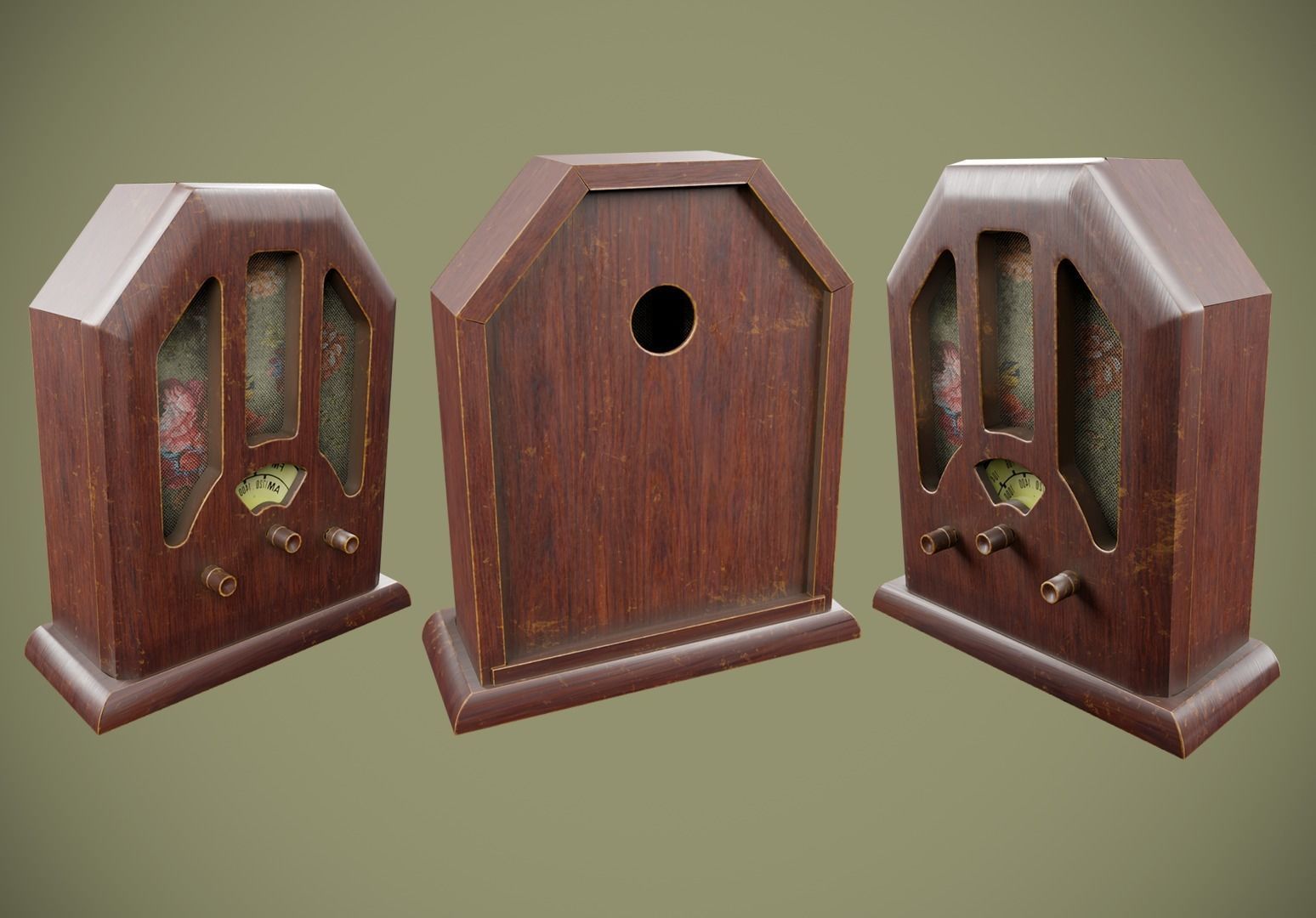 3D model Radio retro vintage VR / AR / low-poly | CGTrader