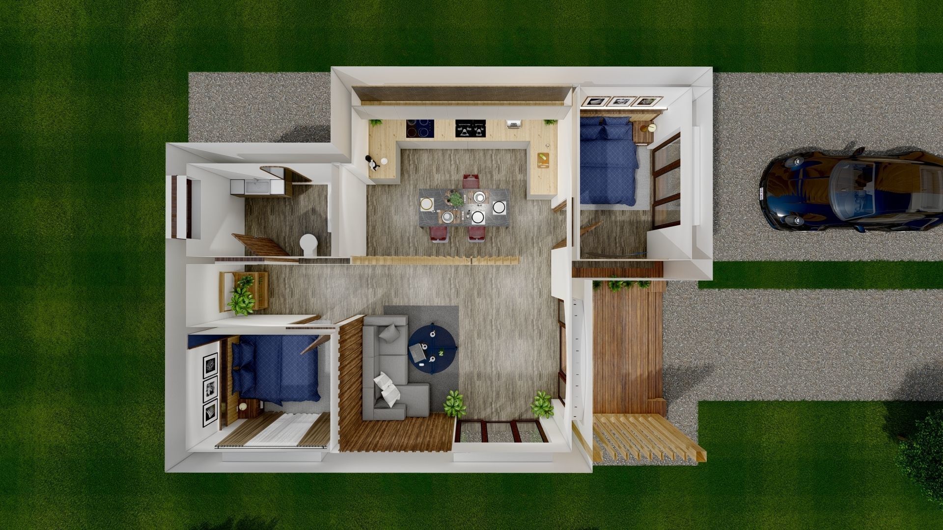 Arch House 01 - GWD Design 3D model | CGTrader