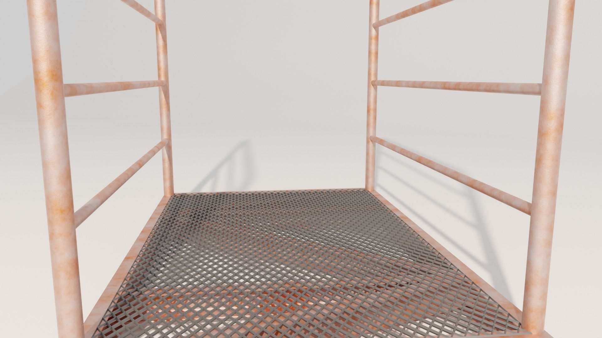 Rusty Old Catwalk segment 3D model | CGTrader