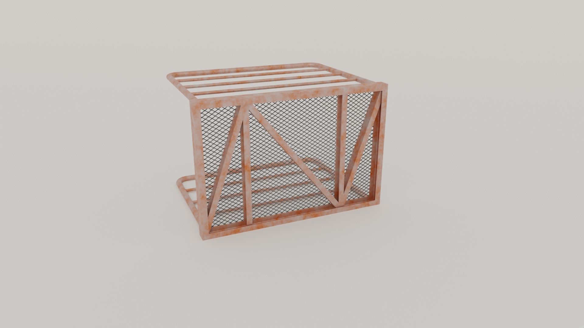 Rusty Old Catwalk segment 3D model | CGTrader