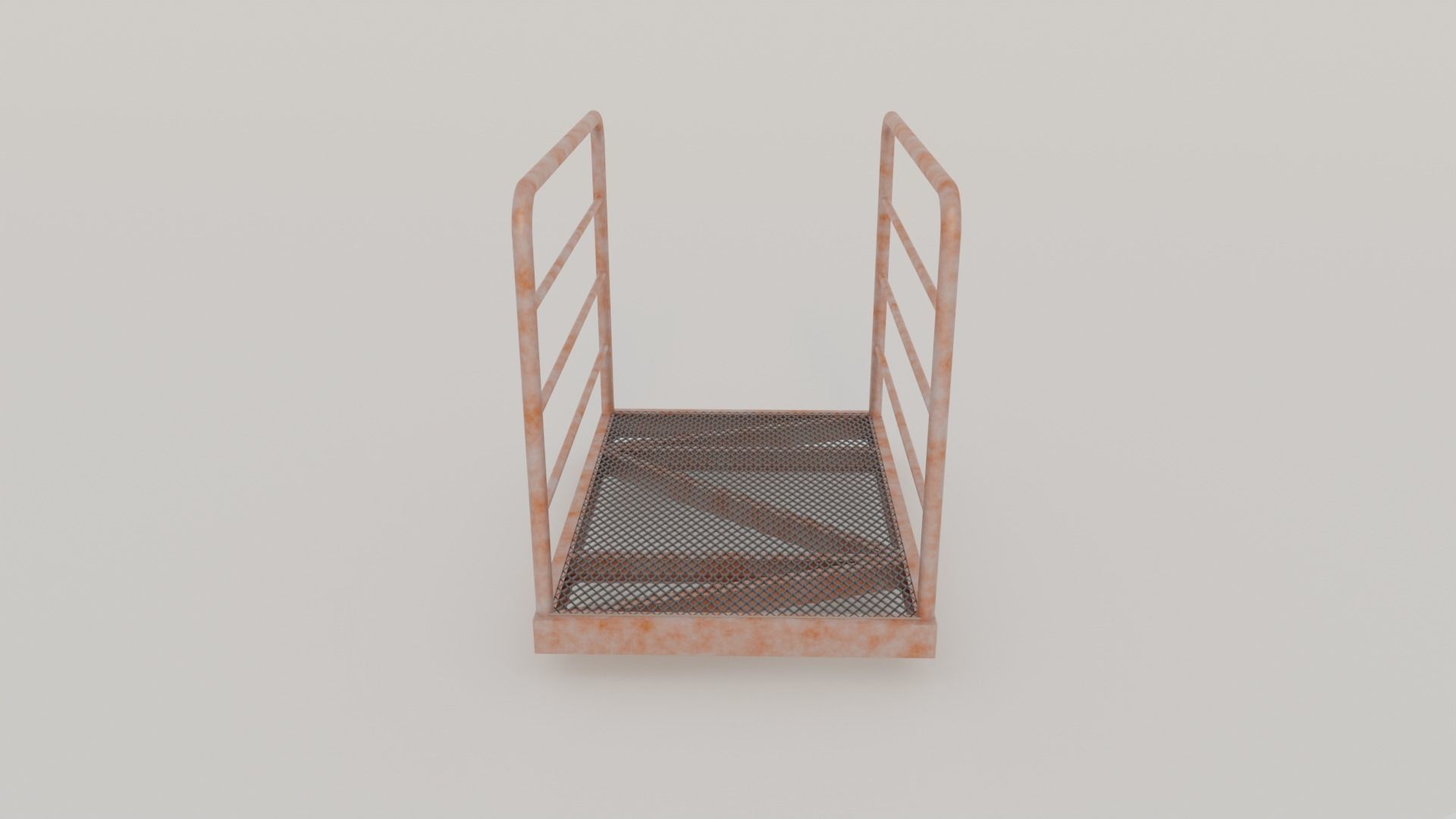 Rusty Old Catwalk segment 3D model | CGTrader