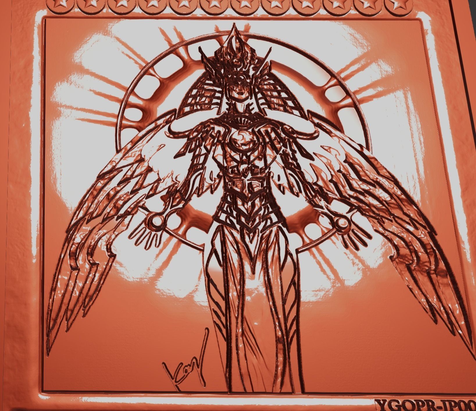 holactie the creator of light - japanese - yugioh 3D model 3D printable ...