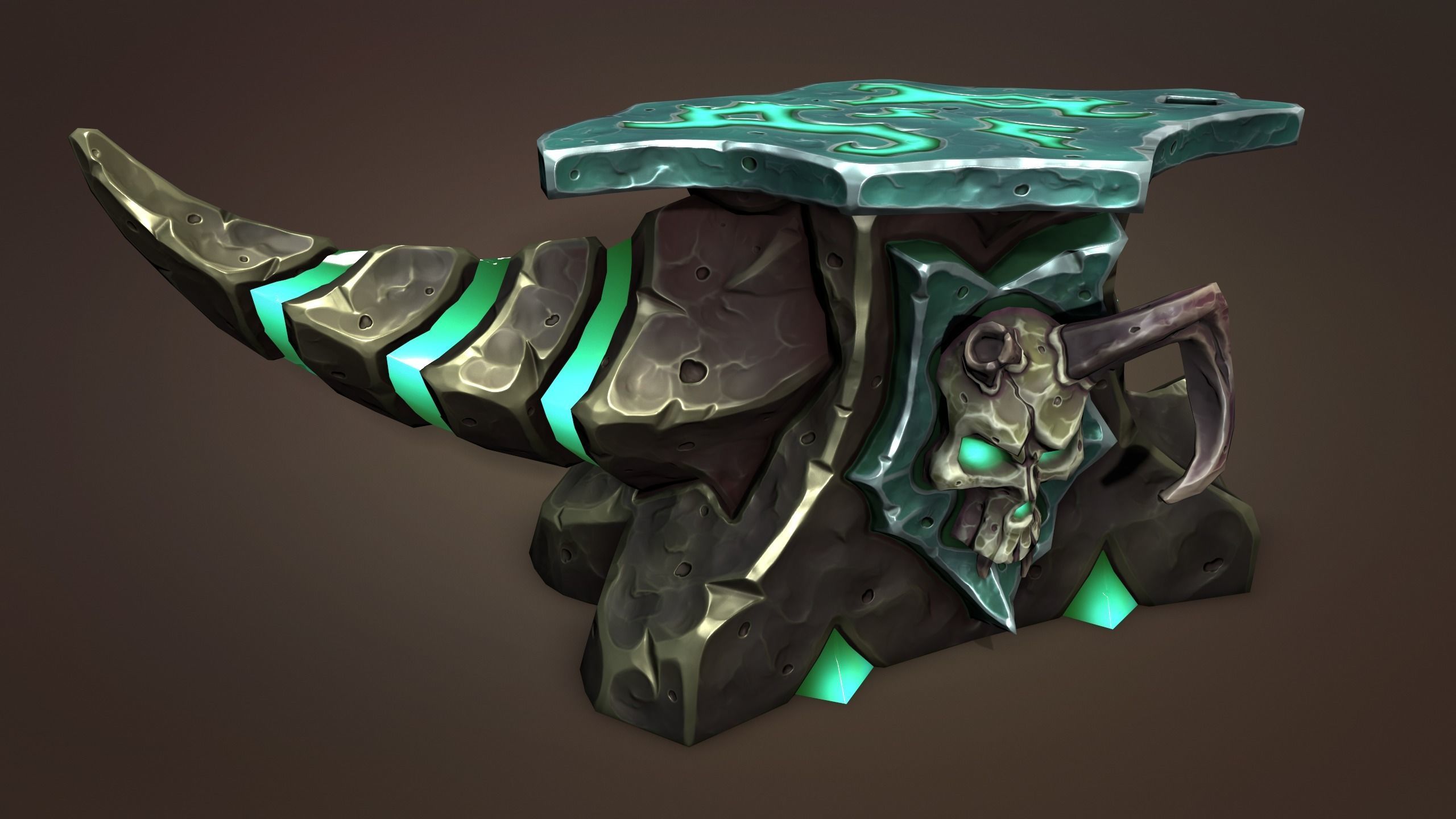 Undead anvil 3d print 3D model 3D printable | CGTrader