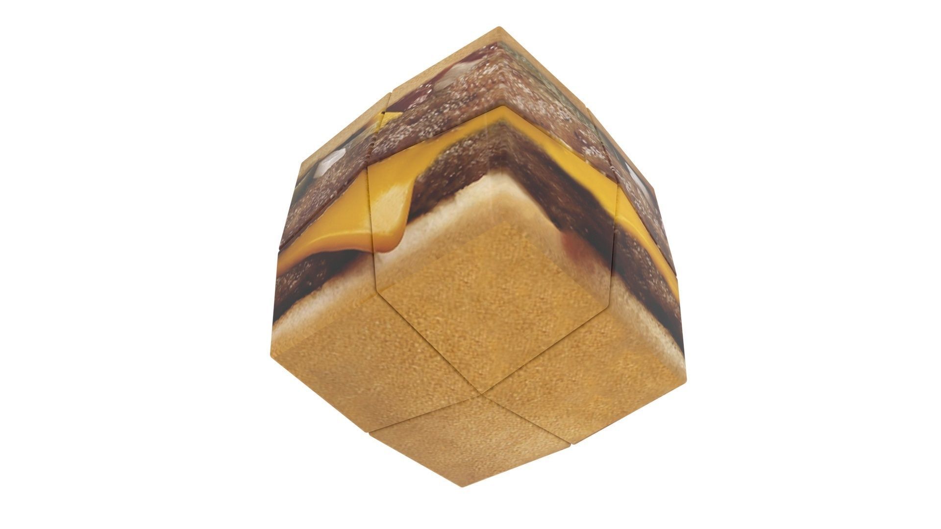 Fast Food Rubiks Cubes Set 3D model | CGTrader