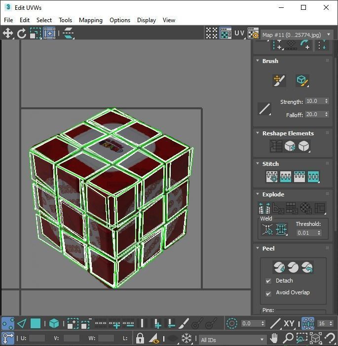 Fast Food Rubiks Cubes Set 3D model | CGTrader