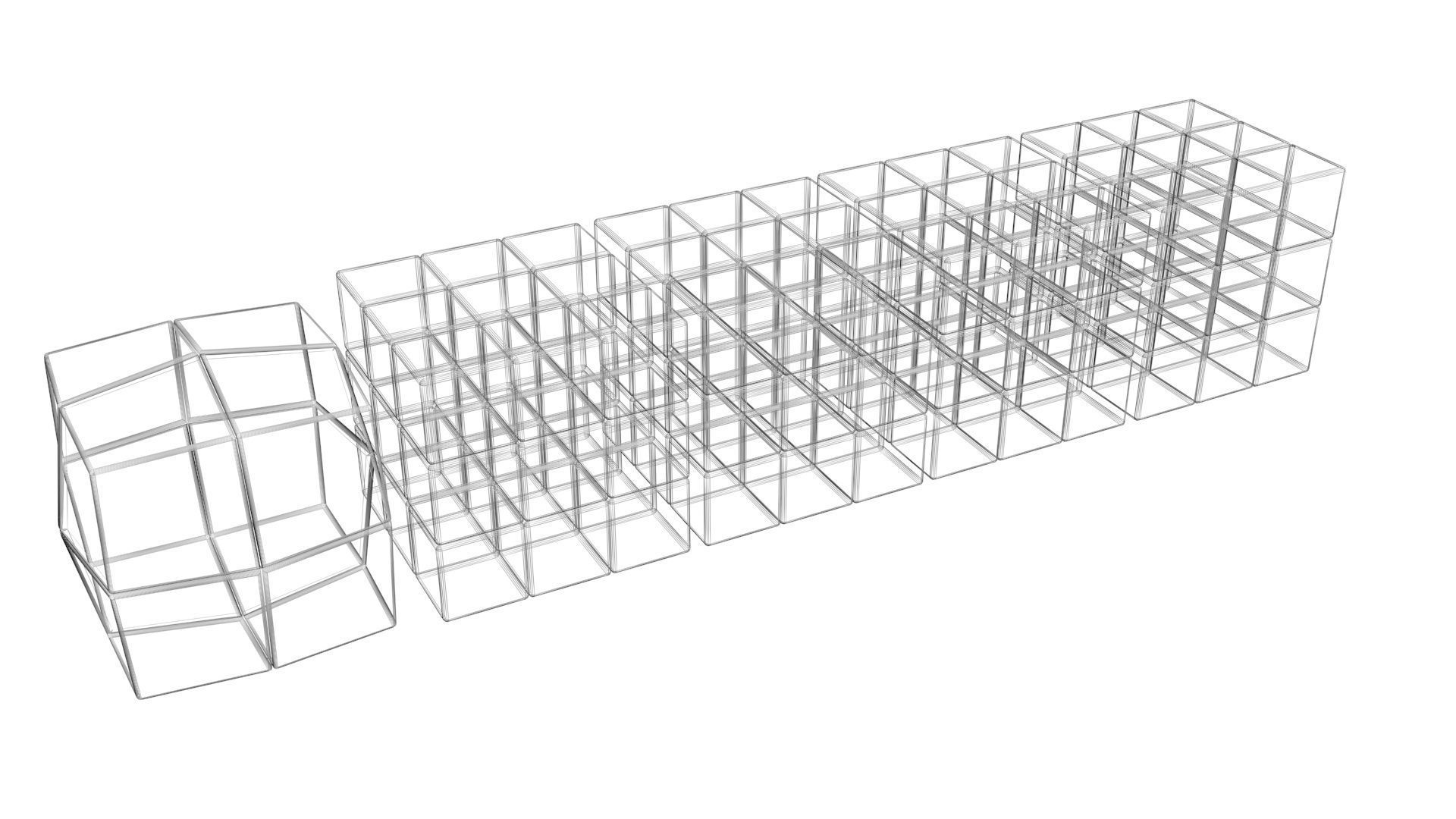 Fast Food Rubiks Cubes Set 3D model | CGTrader