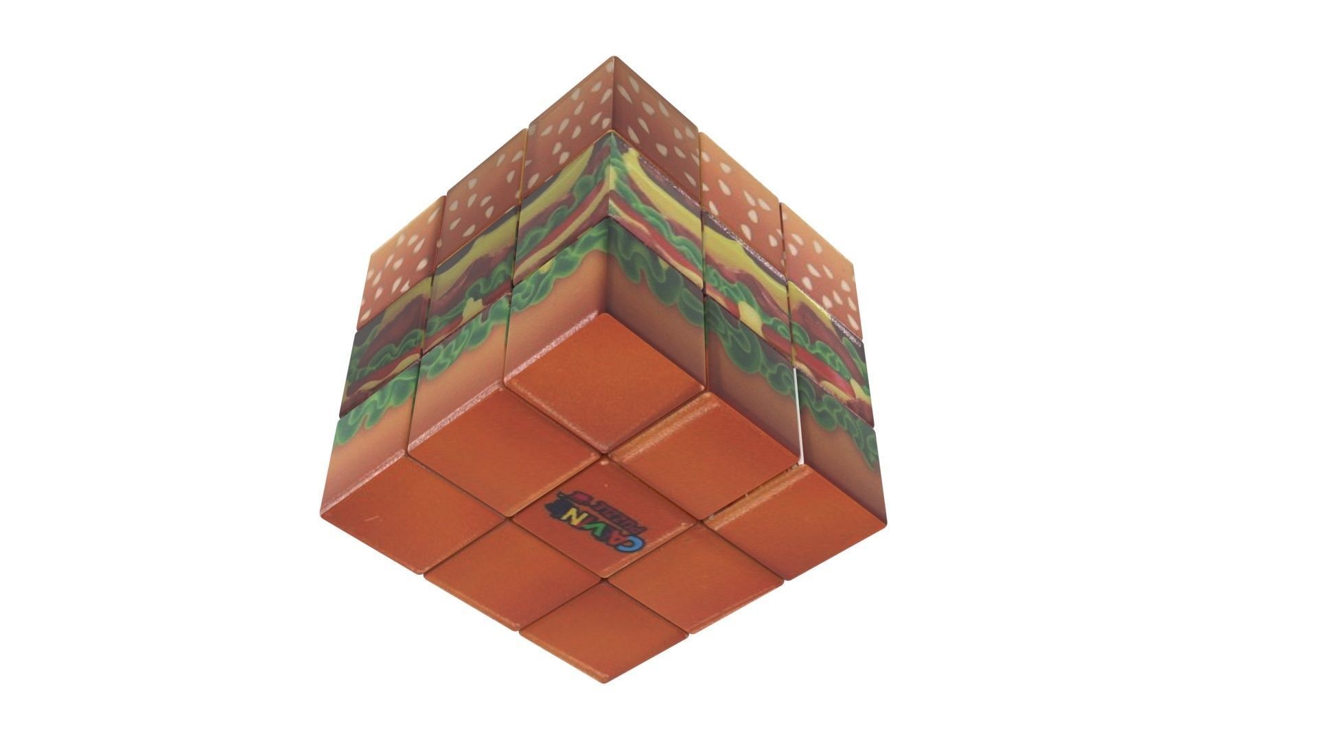Fast Food Rubiks Cubes Set 3D model | CGTrader