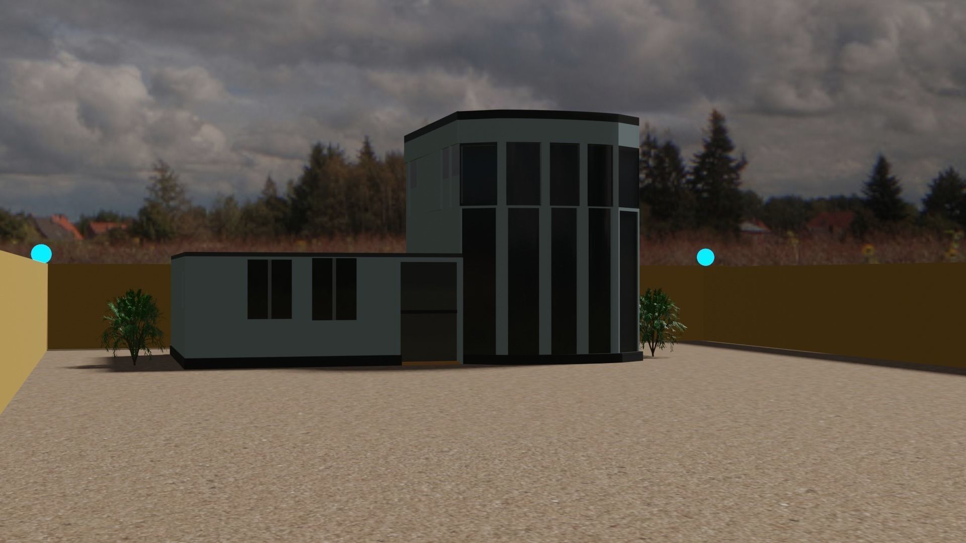 Simple Mansion 3D model | CGTrader