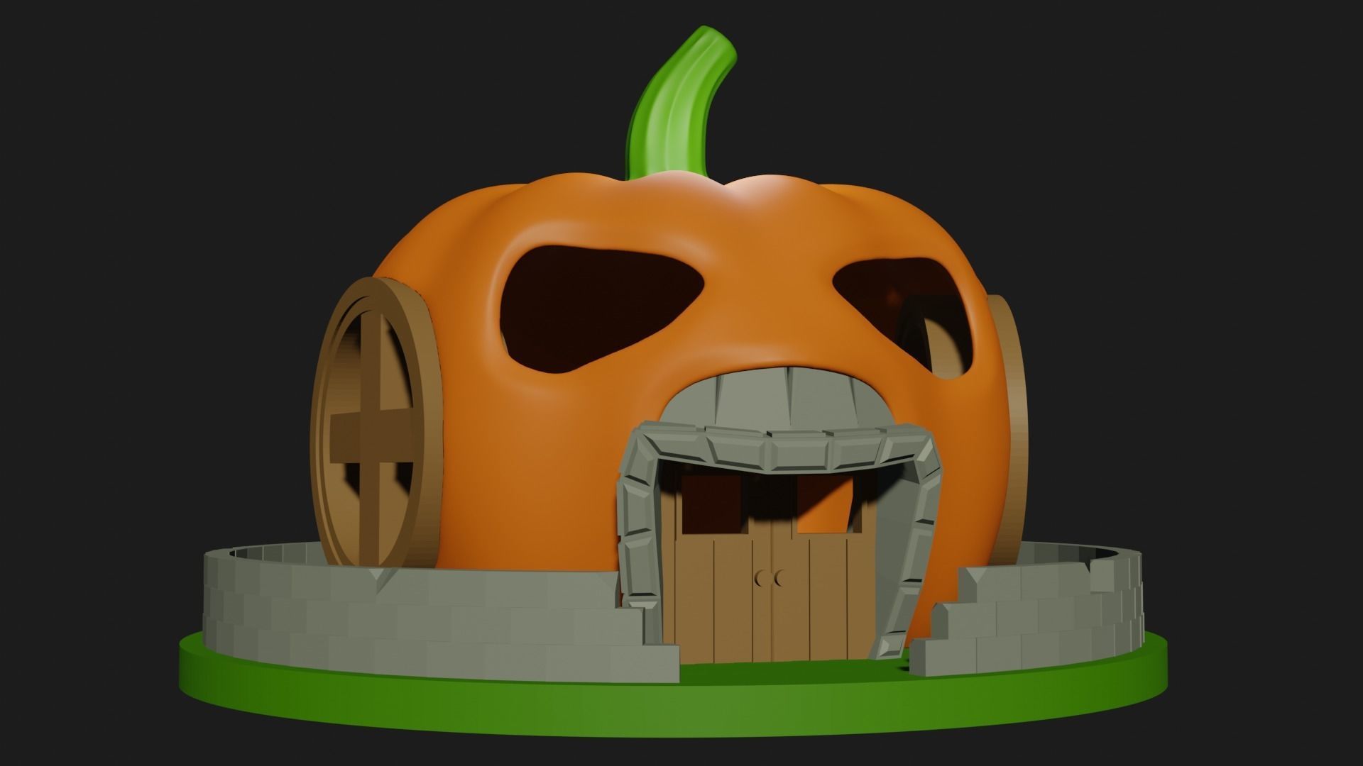 Halloween Home 3D model 3D printable | CGTrader
