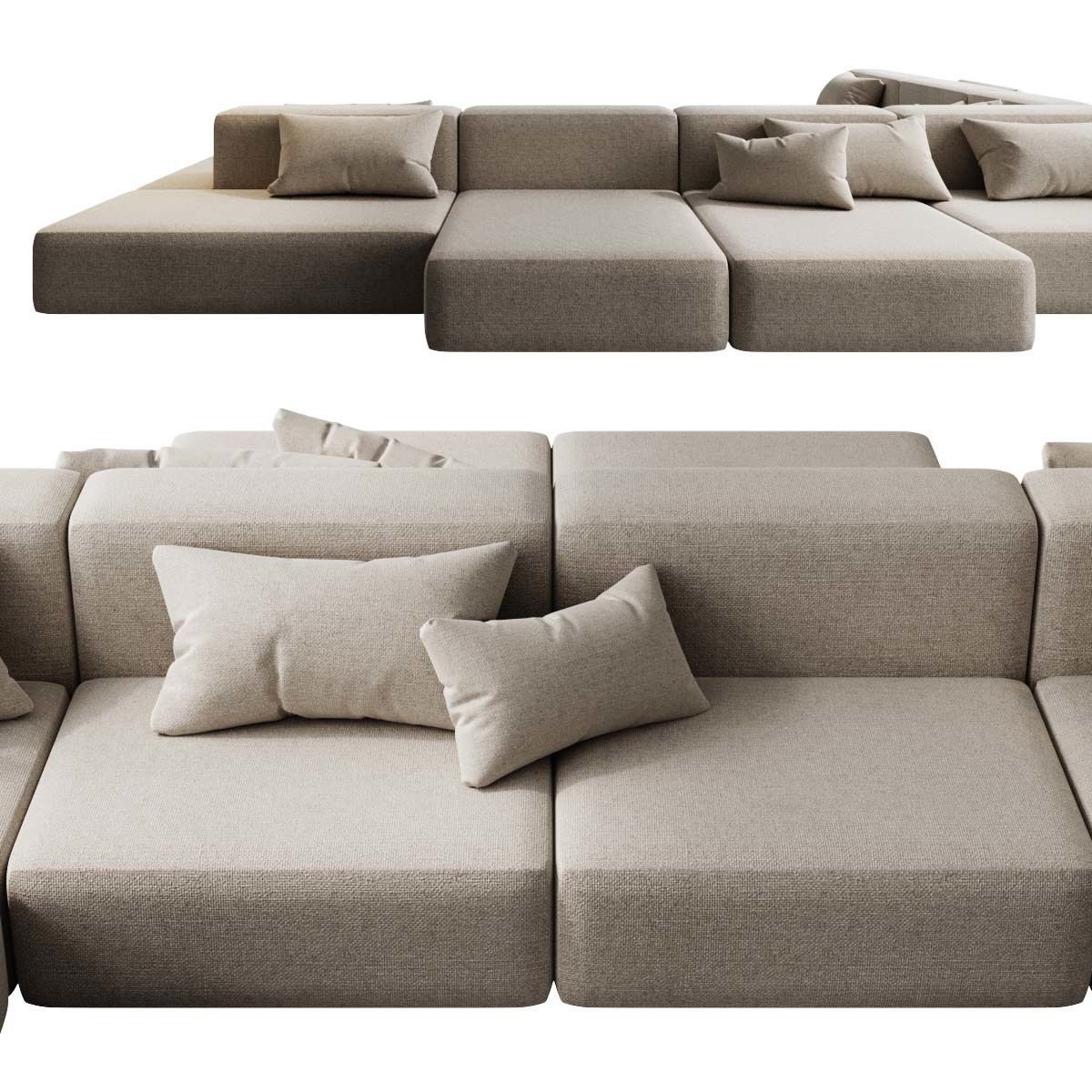 Mags Soft Modular sofa 3D model | CGTrader