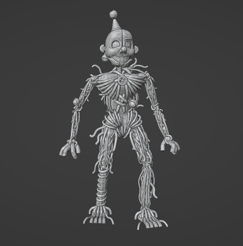 Ennard fnaf sister location 3D model 3D printable | CGTrader