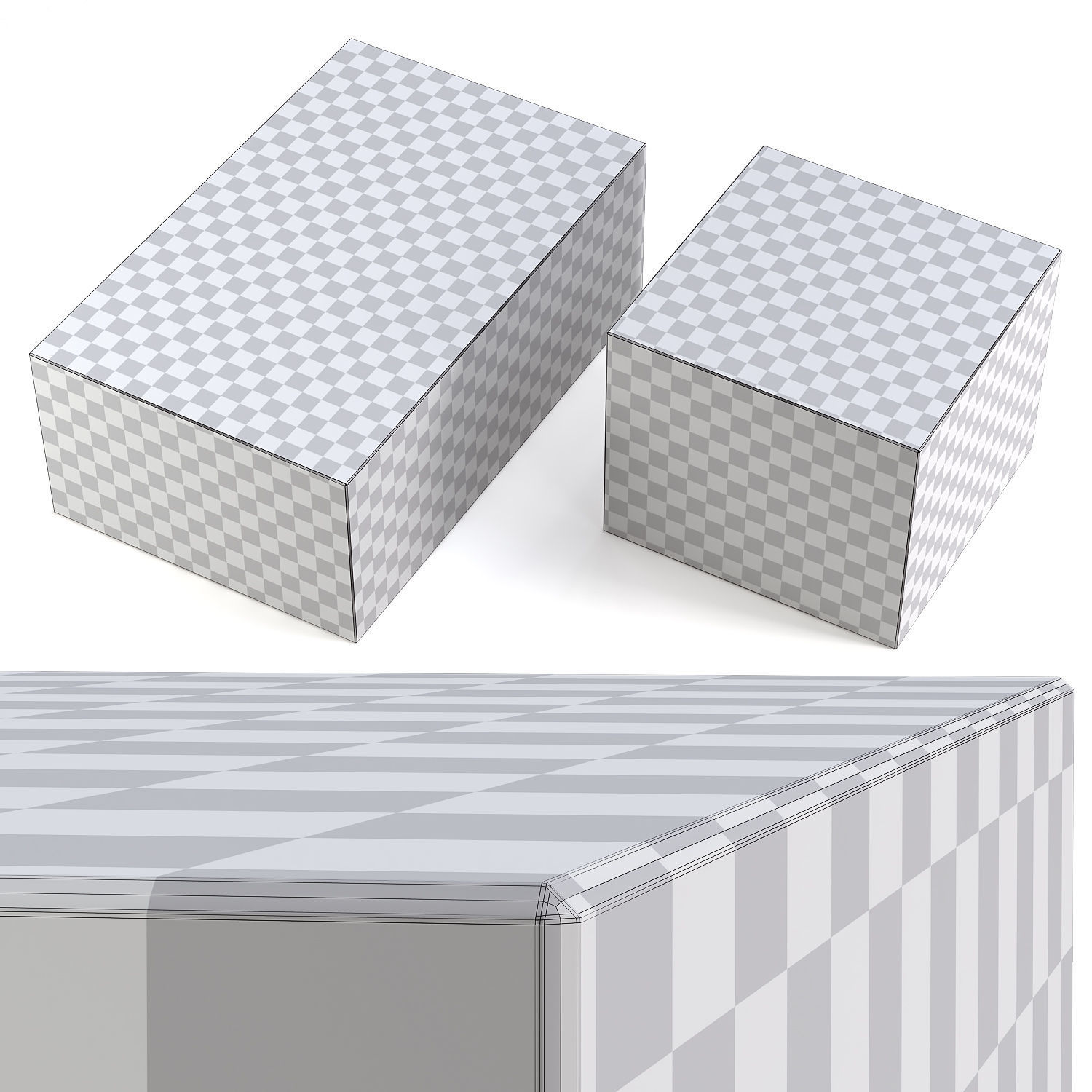 cubism coffee table 3D model | CGTrader