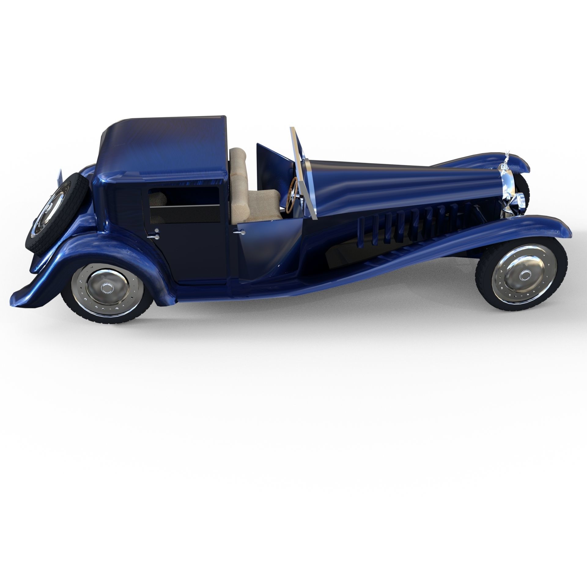 Bugatti Royale 3D model | CGTrader
