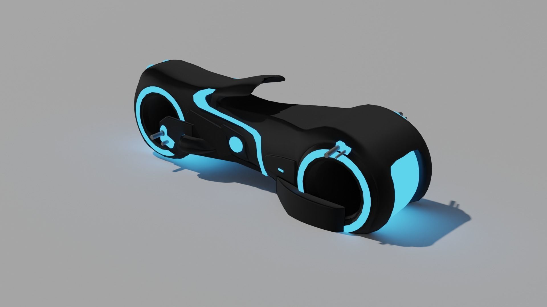 3D model Tron Moto - Low poly VR / AR / low-poly | CGTrader