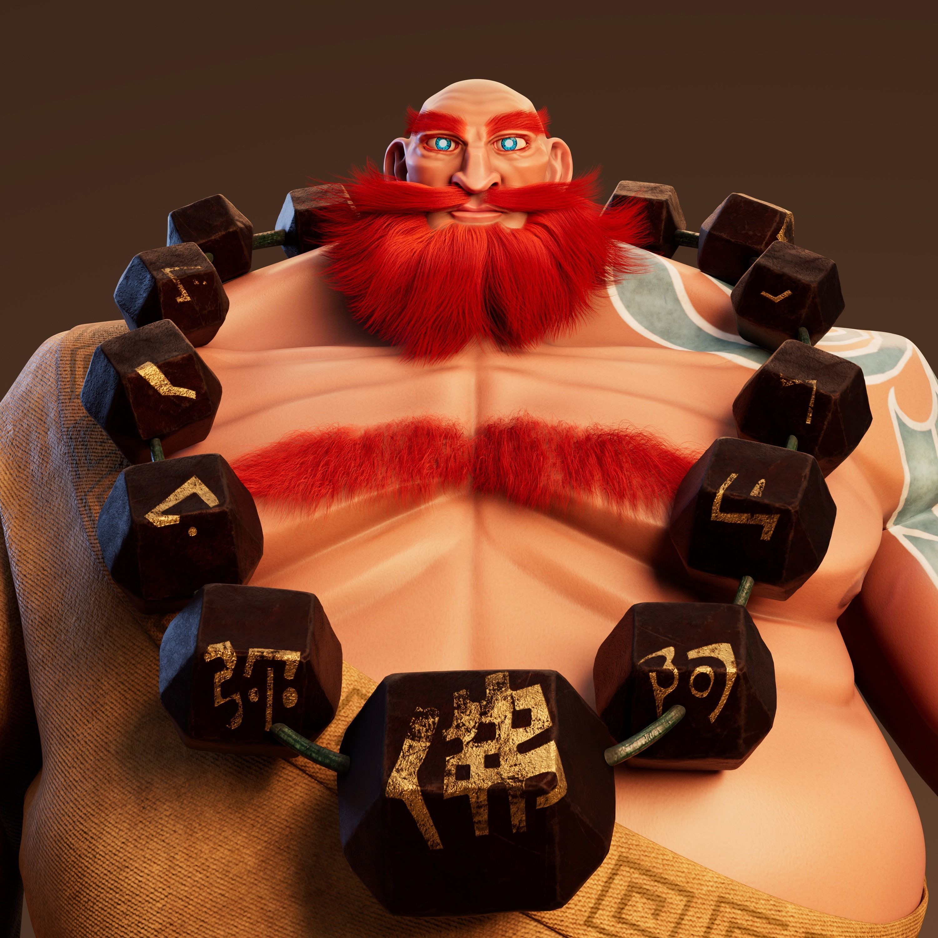 Fat Monk-Lu Zhishen 3D model | CGTrader