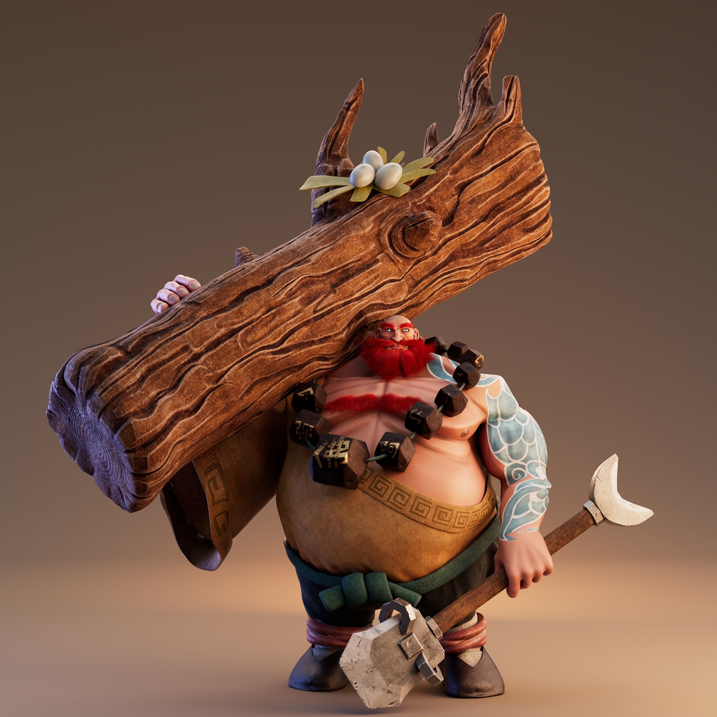 Fat Monk-Lu Zhishen 3D model | CGTrader