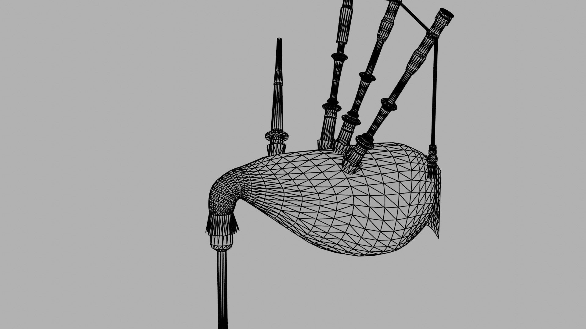 Bagpipe 3D Model 3D model | CGTrader