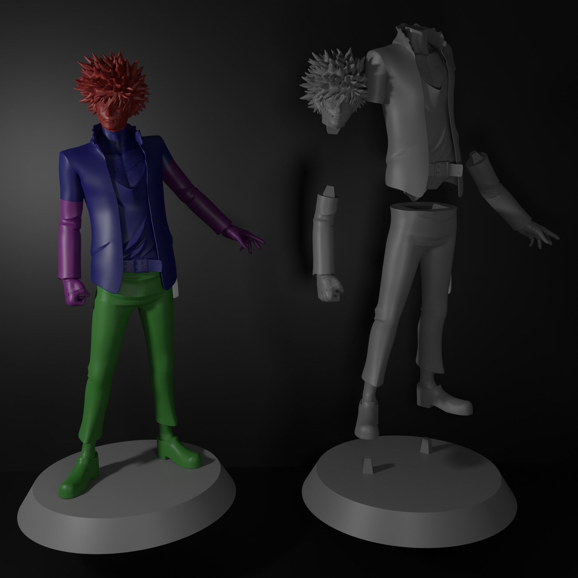 Dabi - Toya Todoroki 3D model 3D printable | CGTrader