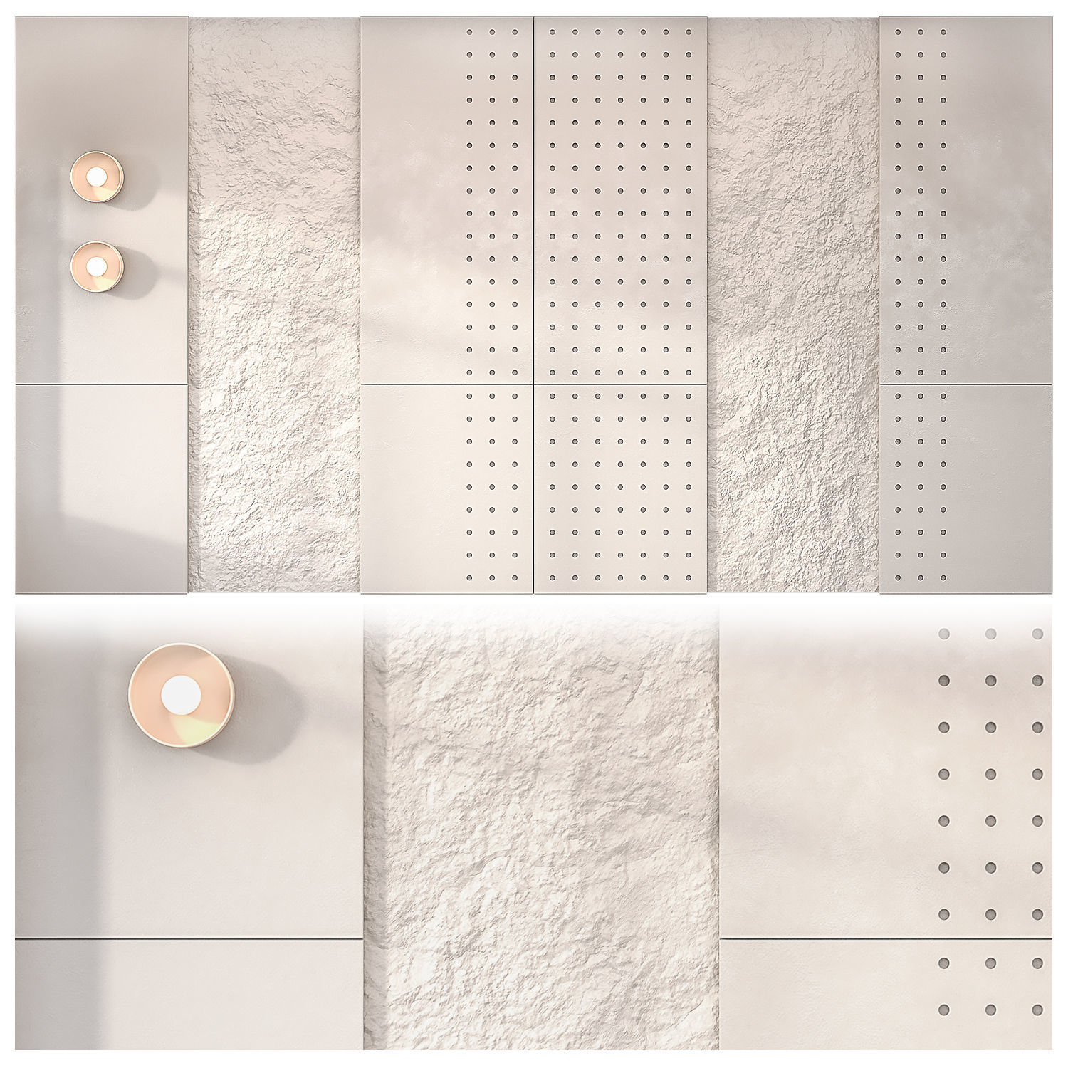 Wall rock panel 01 3D model | CGTrader