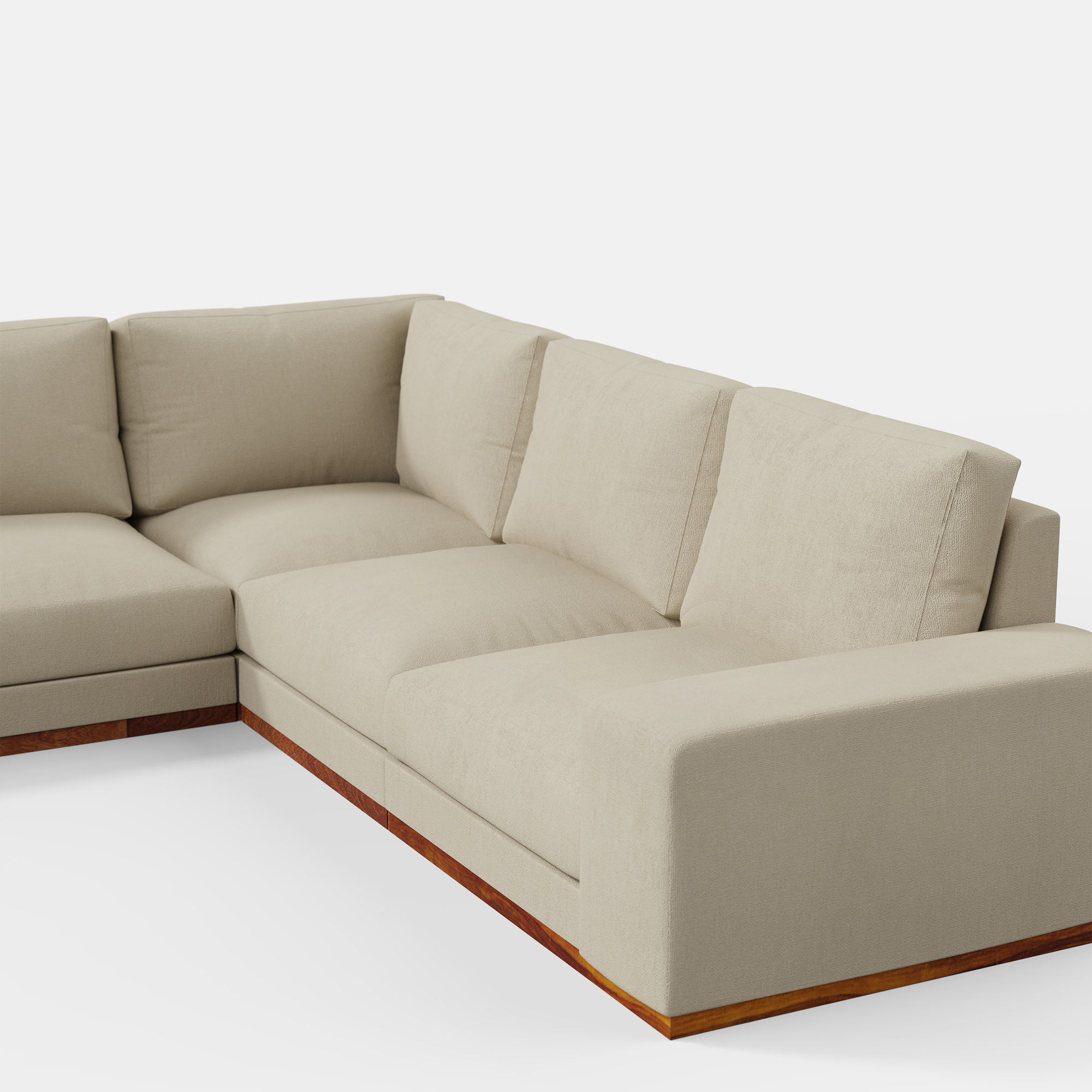 L Shape Corner Sectional Sofa 3D Model Realistic 3D model | CGTrader