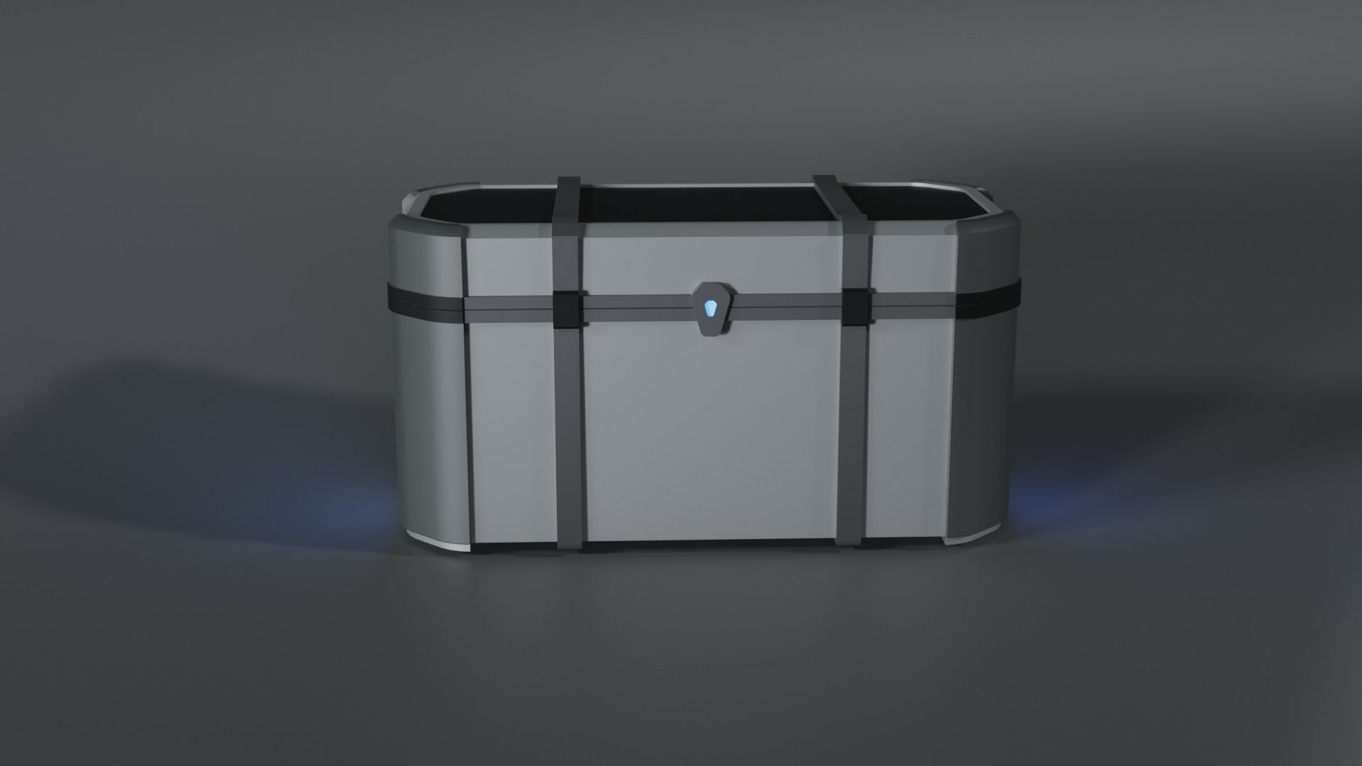 3D model Futuristic Crate Big VR / AR / low-poly | CGTrader