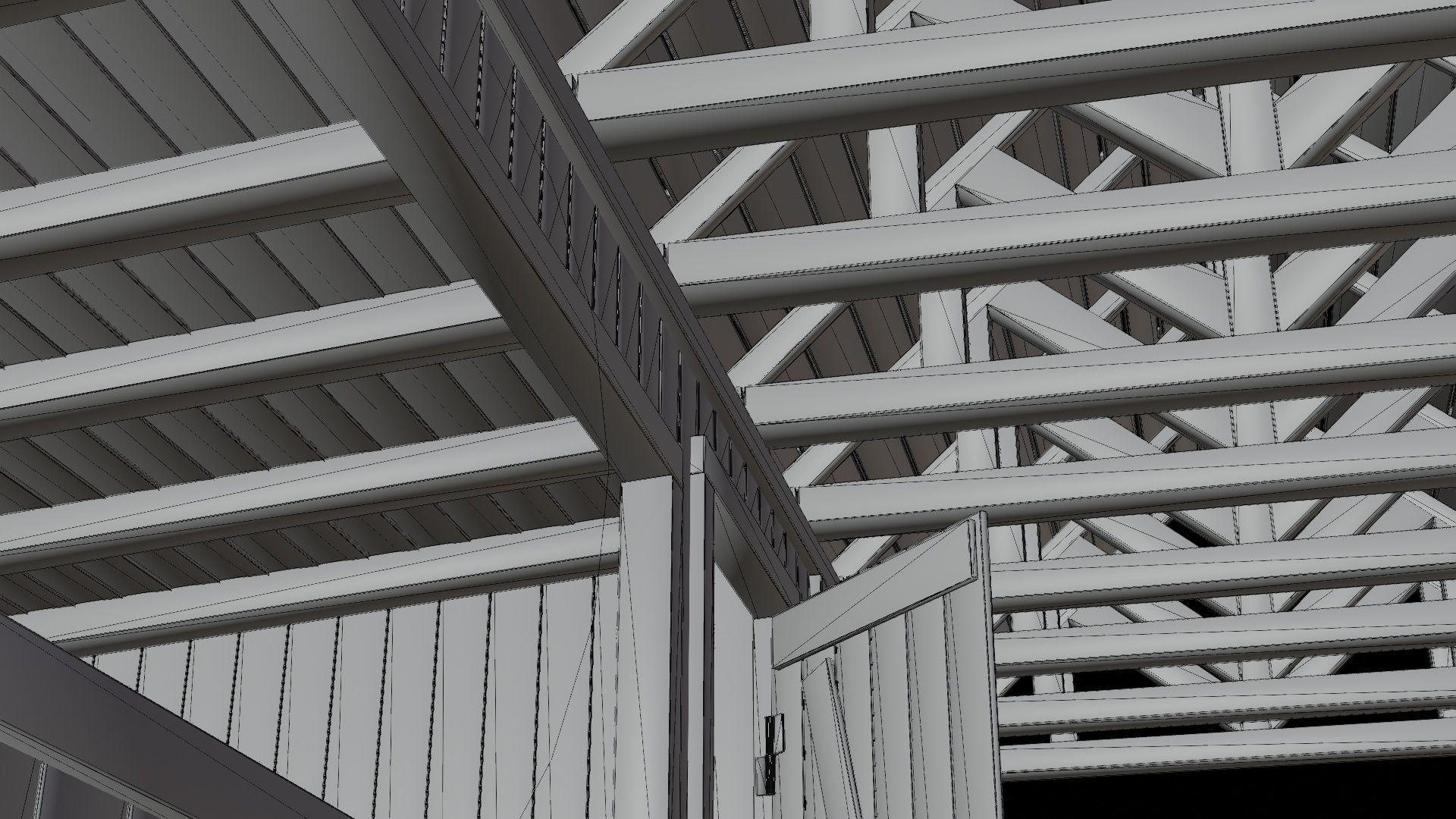 3D model Old Wooden Medieval Building Shed 2 VR / AR / low-poly | CGTrader