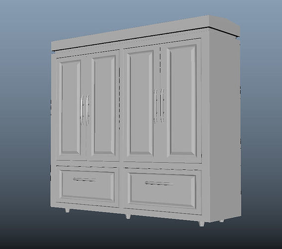 3D model Cupboard VR / AR / low-poly | CGTrader