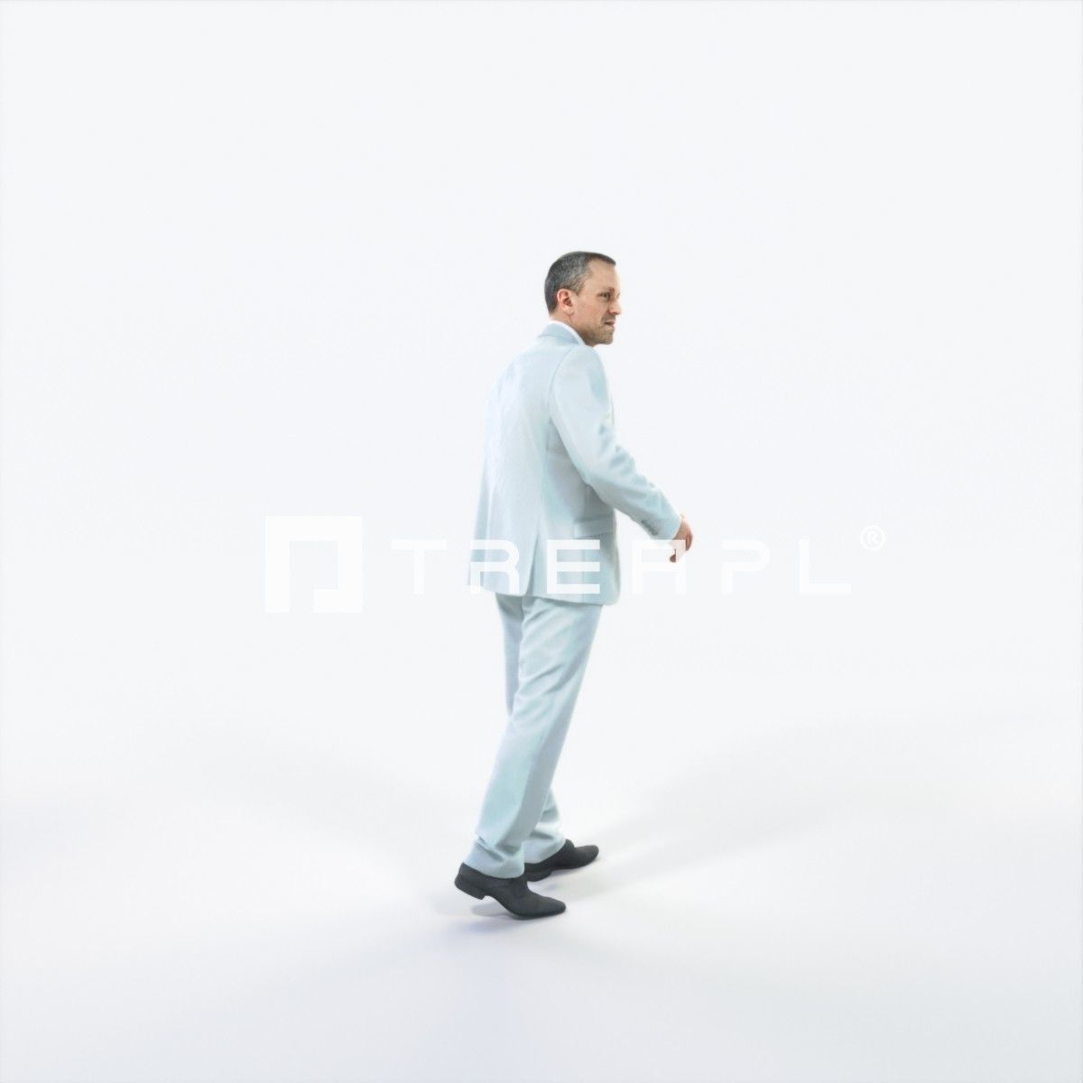 3D model Fortitude 08D Walking Business Man VR / AR / low-poly | CGTrader