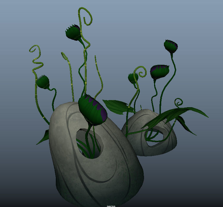 3D model bog flowers VR / AR / low-poly | CGTrader