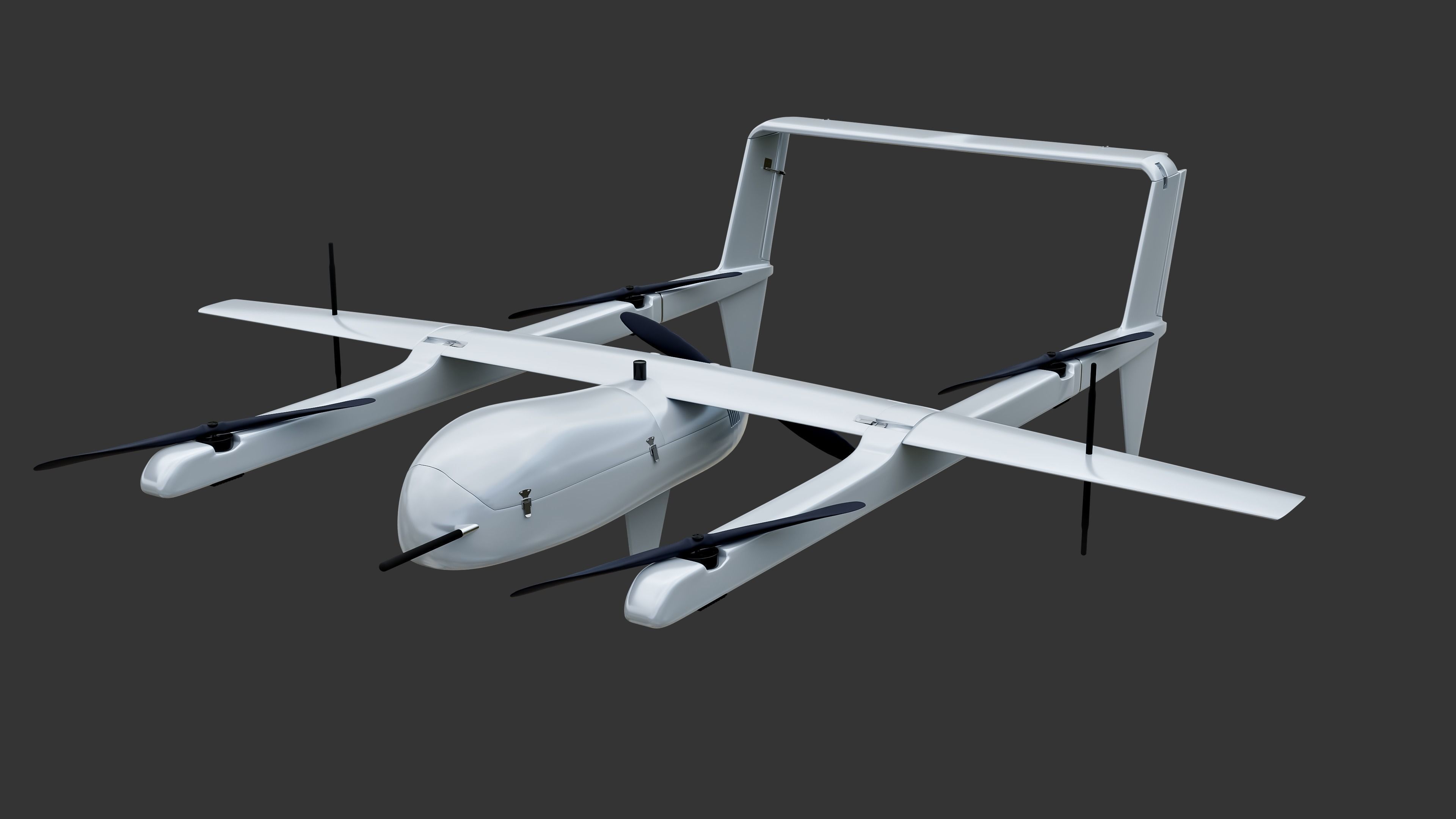 Poseidon UAV 3D Model unmanned aerial vehicle 3D model 3D model | CGTrader