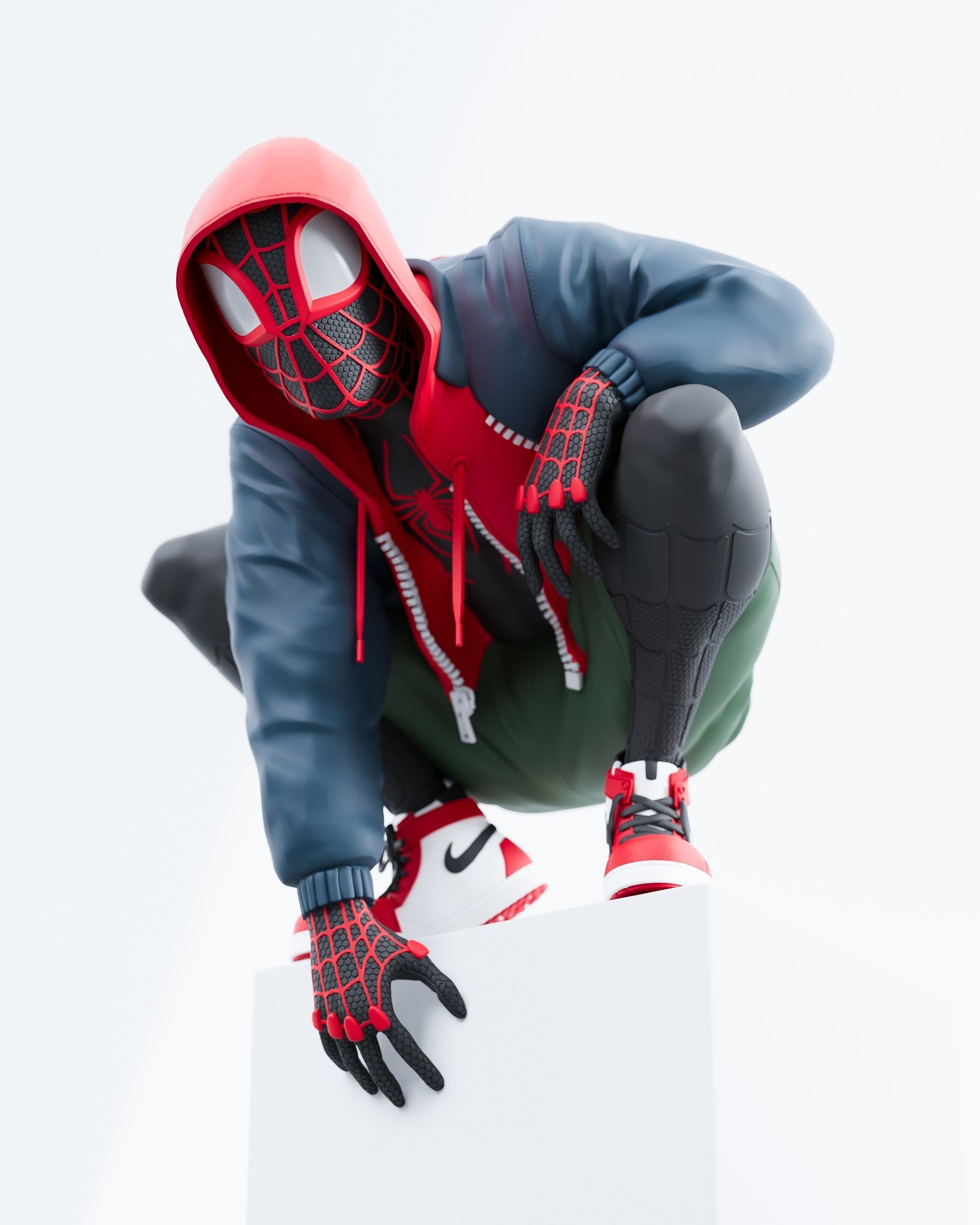 Miles Morales - Spider-Man 3D model 3D printable | CGTrader