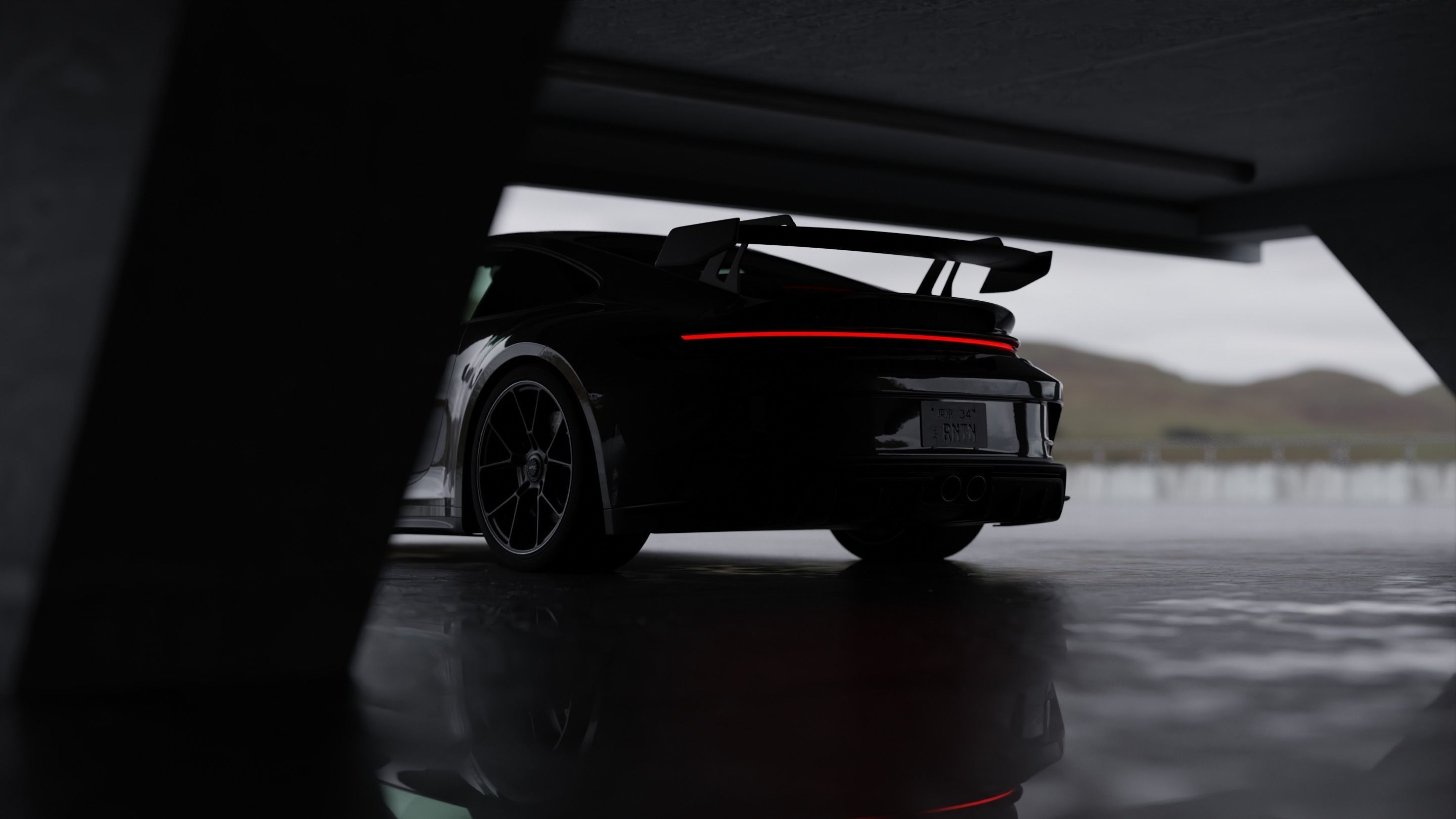 Car Moody Scene 3D Blender File Textured FBX File 3D model | CGTrader