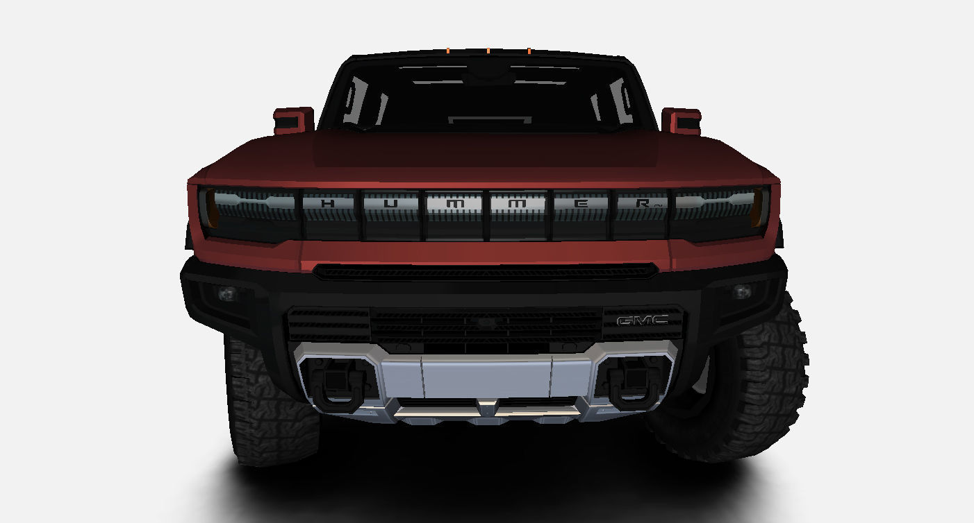 3D model GMC Hummer EV 2023 SUV with Simple Interior Gameready VR / AR ...