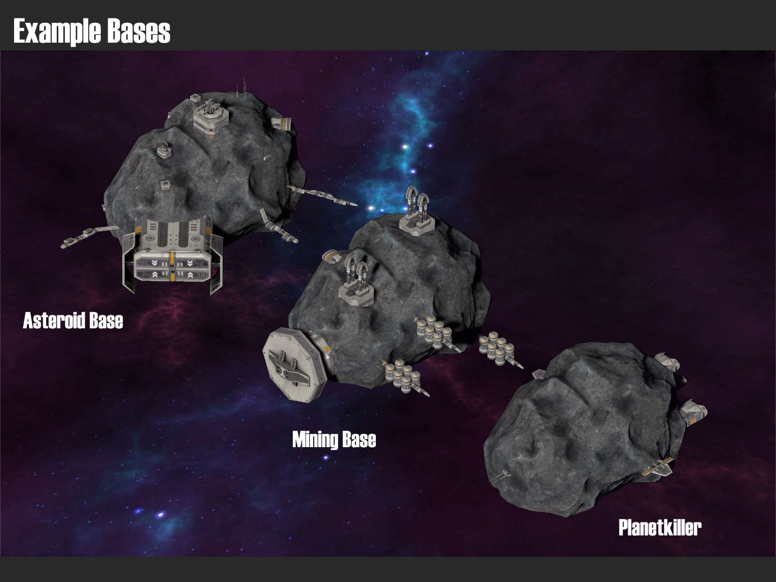 3D model Asteroid Base VR / AR / low-poly OBJ FBX | CGTrader.com