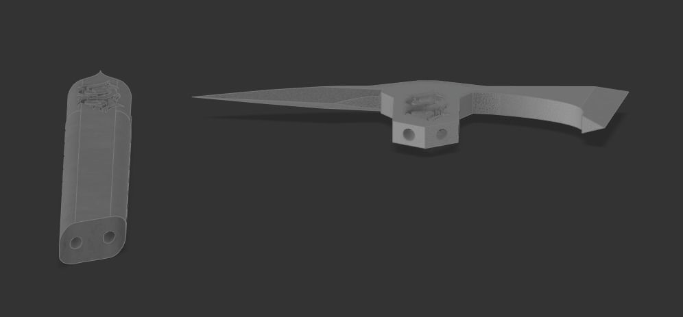 Stylized Tomohawk 3D model 3D printable | CGTrader