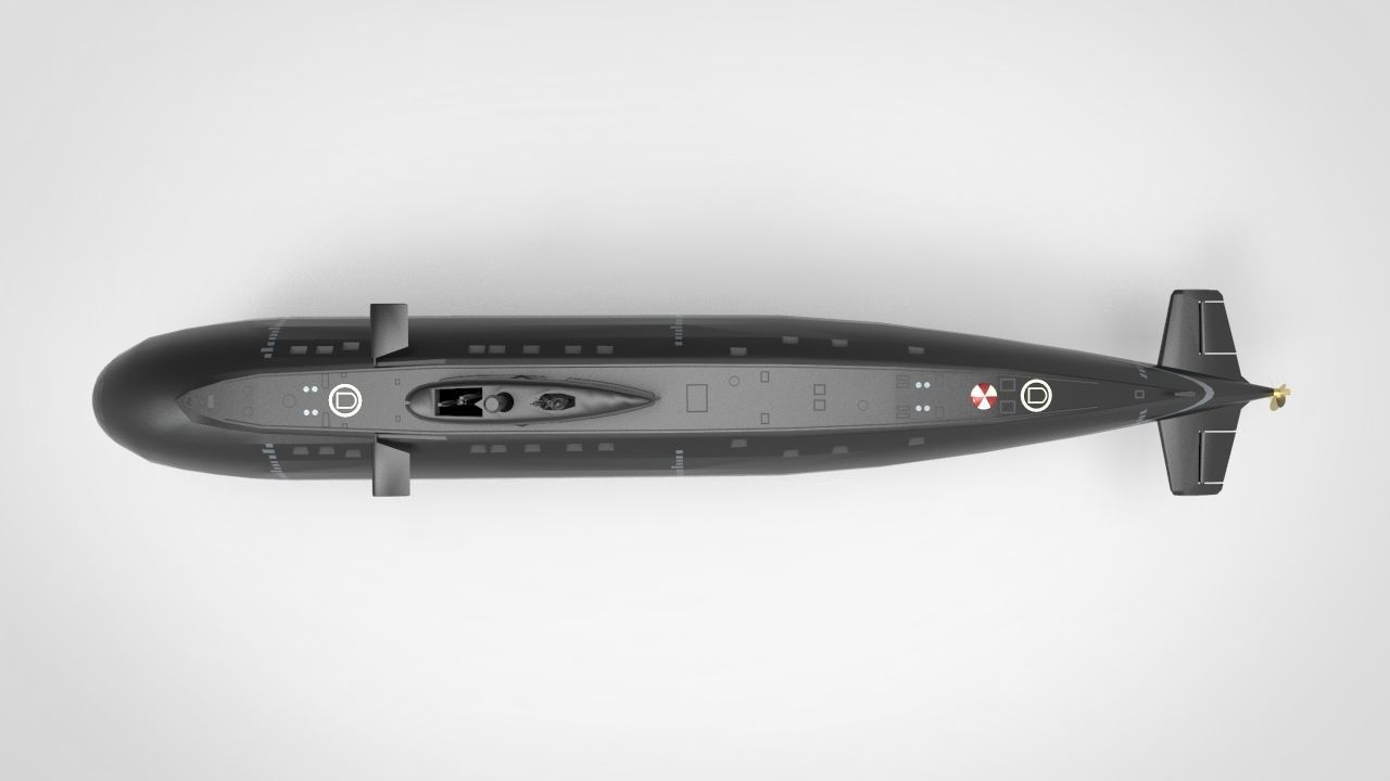 Project 877 Halibut Kilo Class submarine 3D model | CGTrader