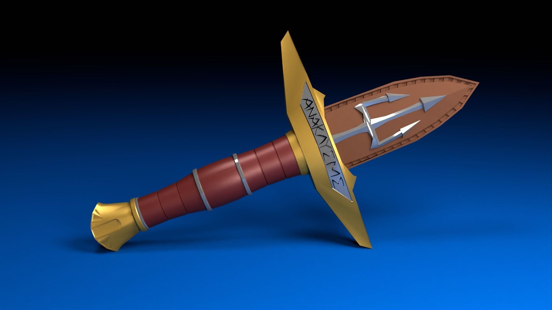 Riptide Sword from Percy Jackson Sea of Monster 3D model 3D printable ...