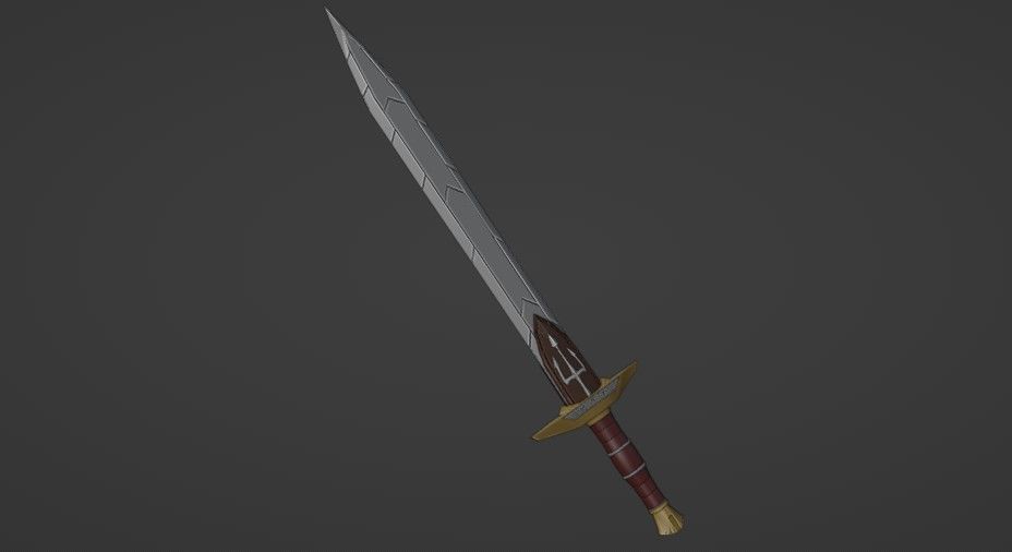 Riptide Sword from Percy Jackson Sea of Monster 3D model 3D printable ...