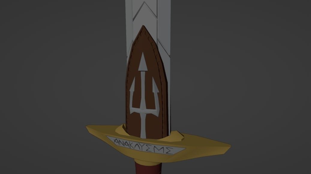 Riptide Sword from Percy Jackson Sea of Monster 3D model 3D printable ...
