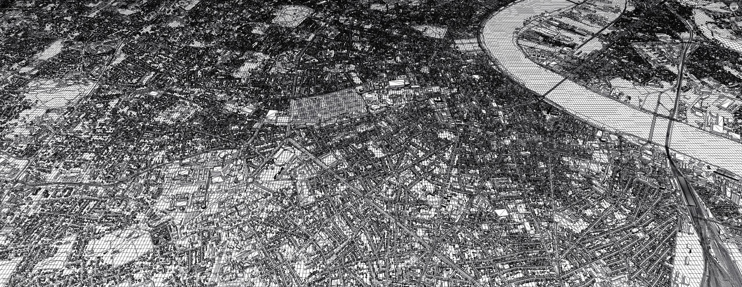 Cityscape Bordeaux France 3D model | CGTrader