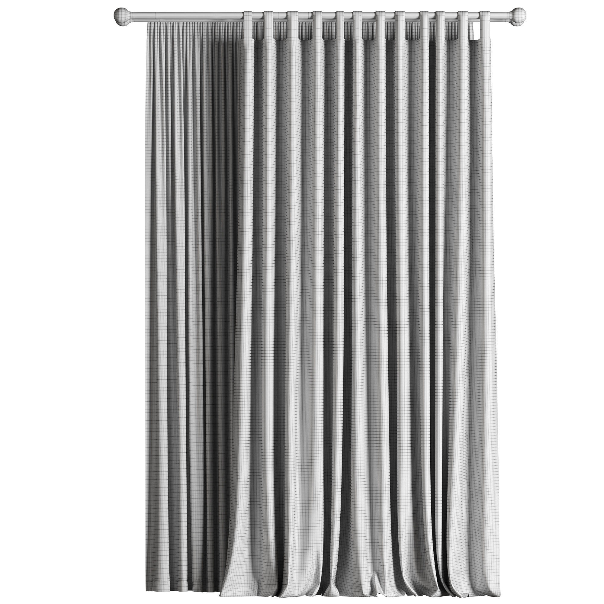 Curtain 3D model | CGTrader