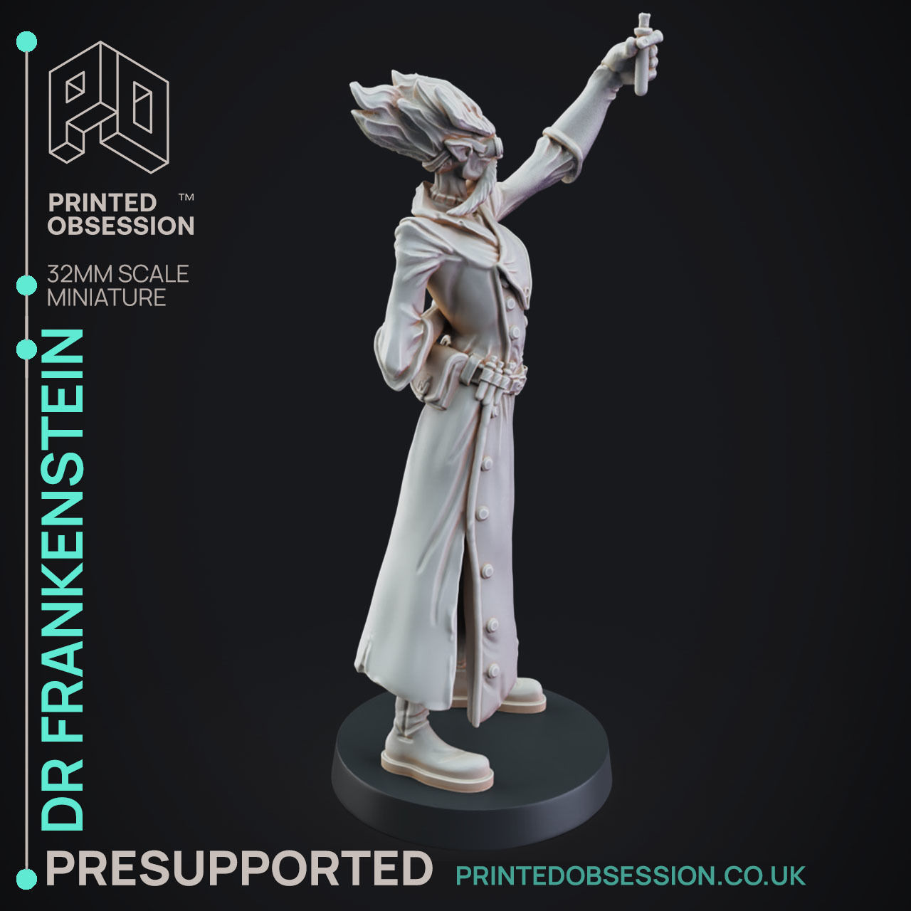 Dr Frankenstein - 3D Printable TTRPG - PRESUPPORTED - 32mm Scale 3D ...