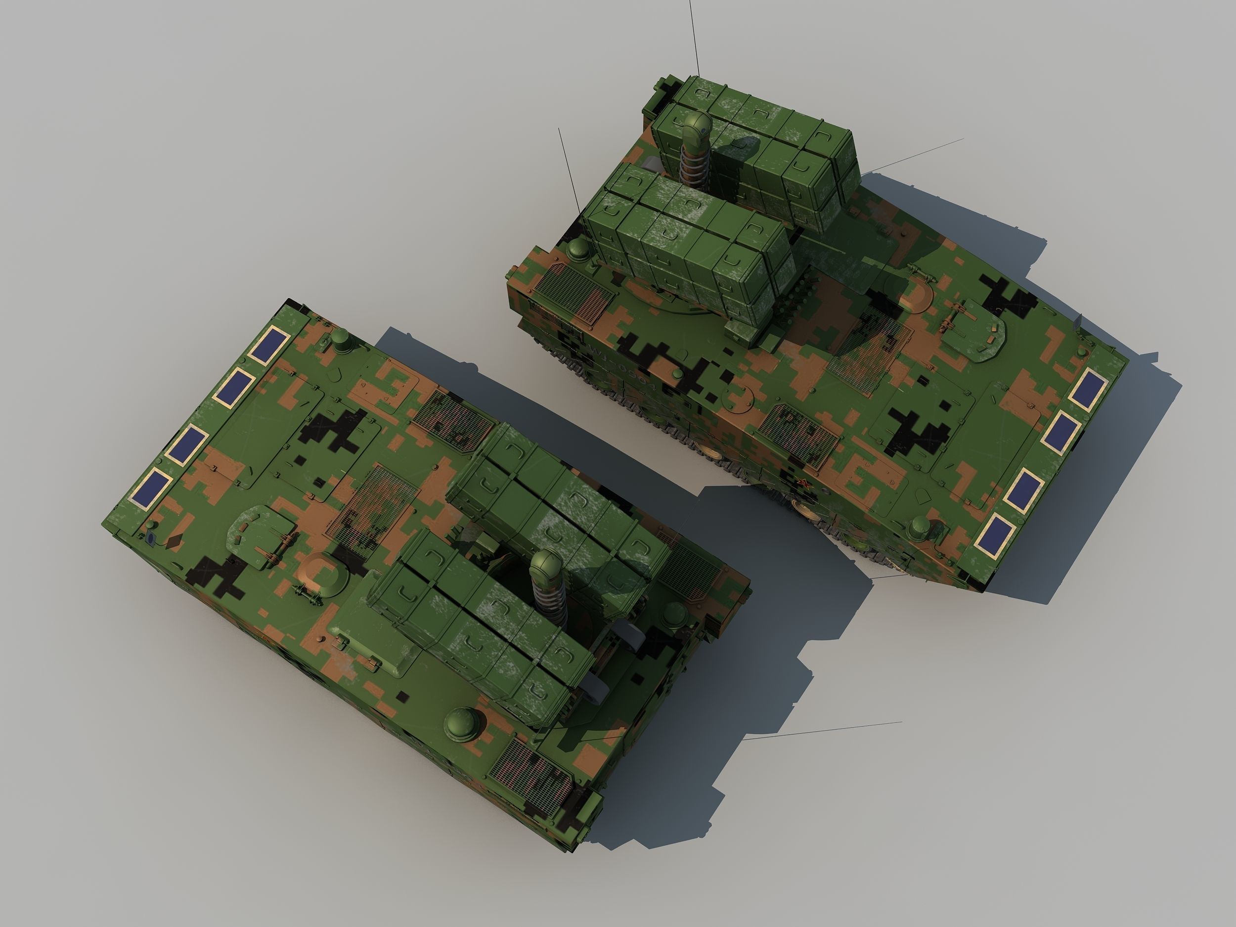 china ZBD-04A AFT-10 Anti-tank guided missile launcher 3D model | CGTrader