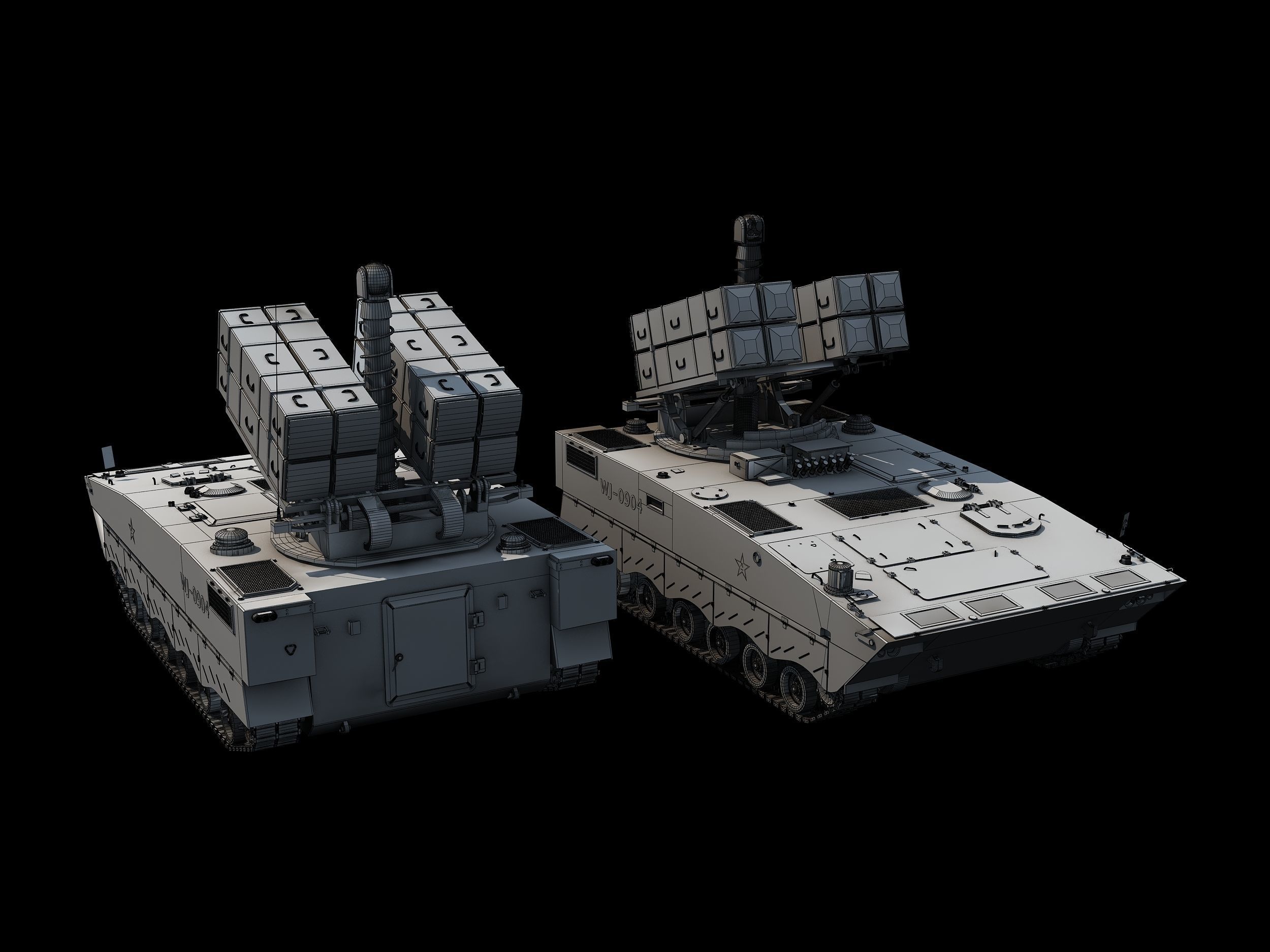 china ZBD-04A AFT-10 Anti-tank guided missile launcher 3D model | CGTrader