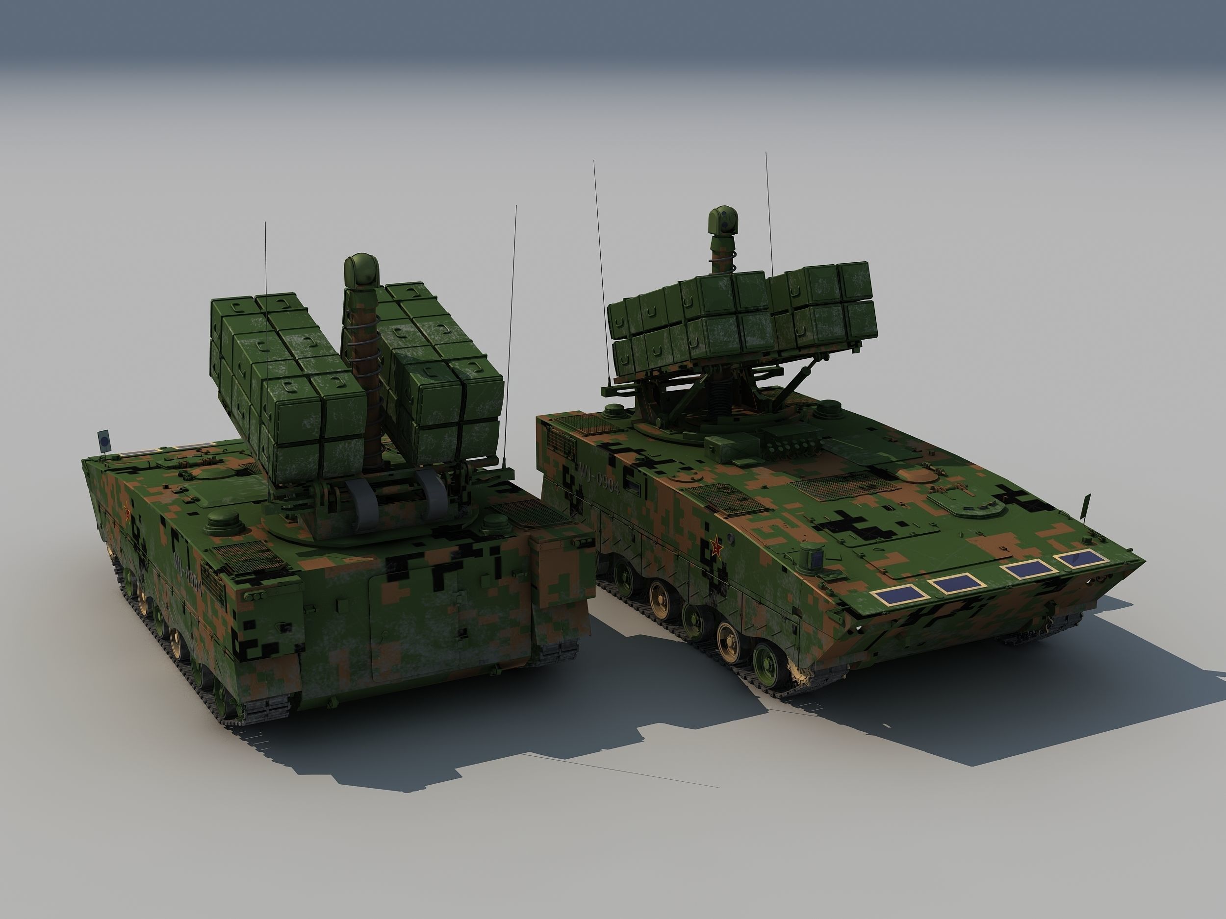 china ZBD-04A AFT-10 Anti-tank guided missile launcher 3D model | CGTrader