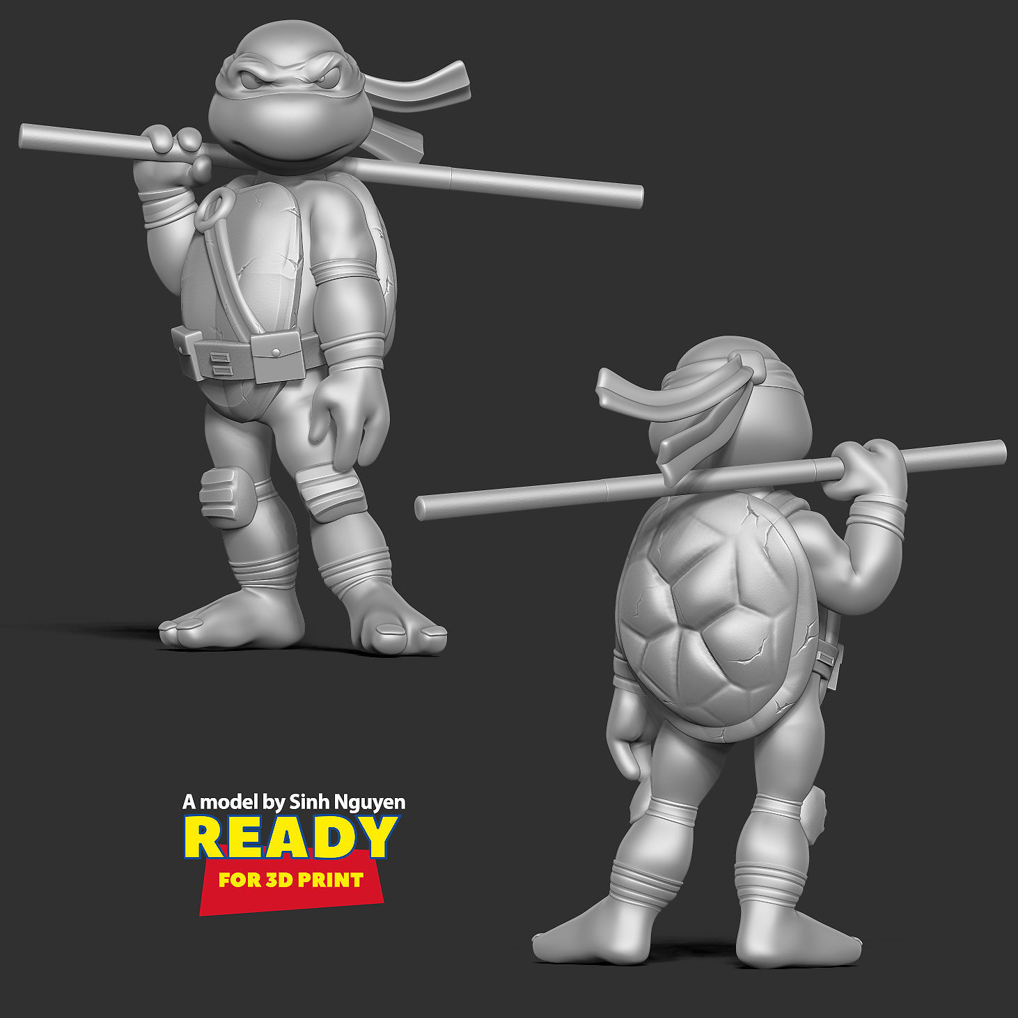 Donatello - Teenage Mutant Ninja Turtles 3D model 3D printable | CGTrader