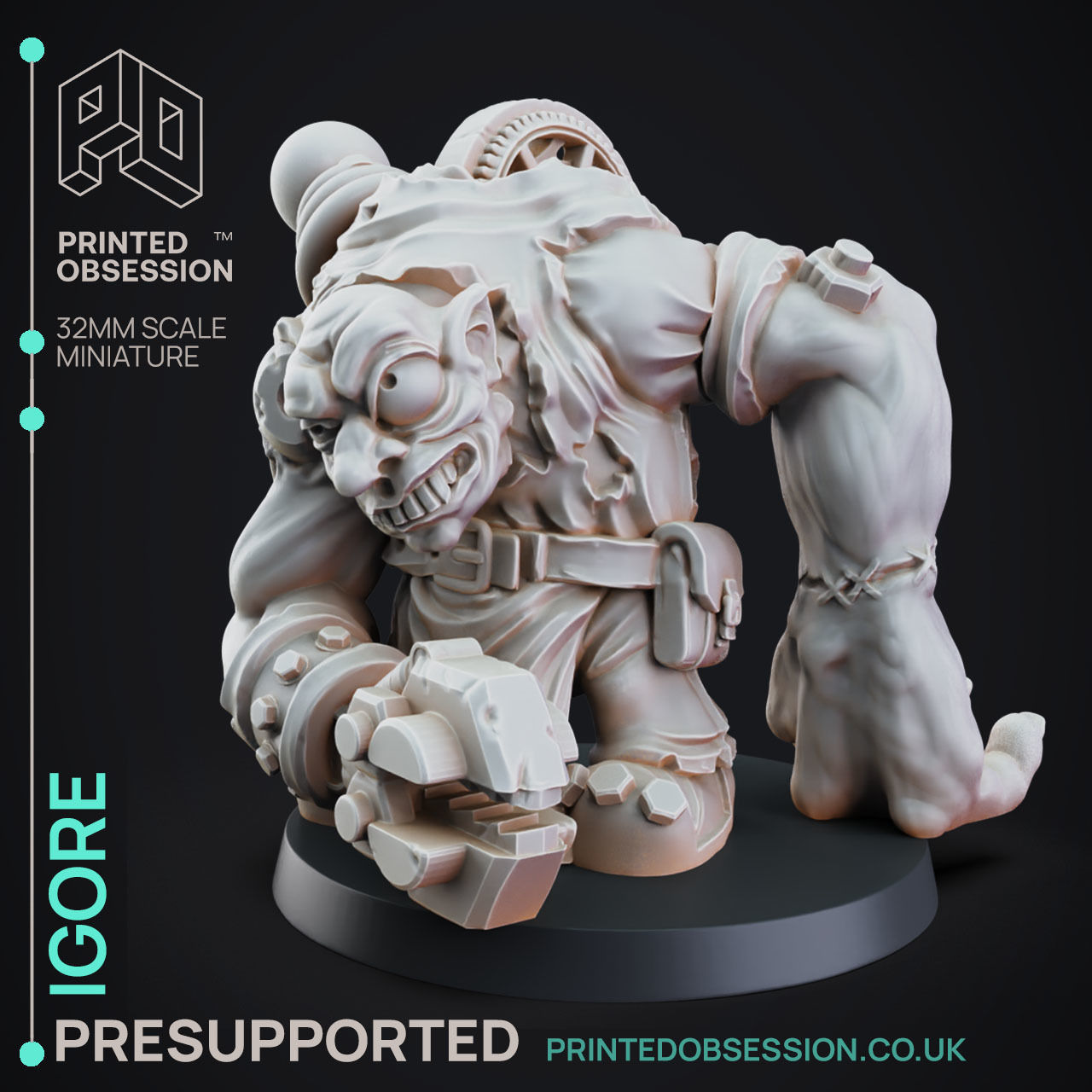 Igor - 3D Printable TTRPG - PRESUPPORTED - 32mm Scale 3D model 3D ...